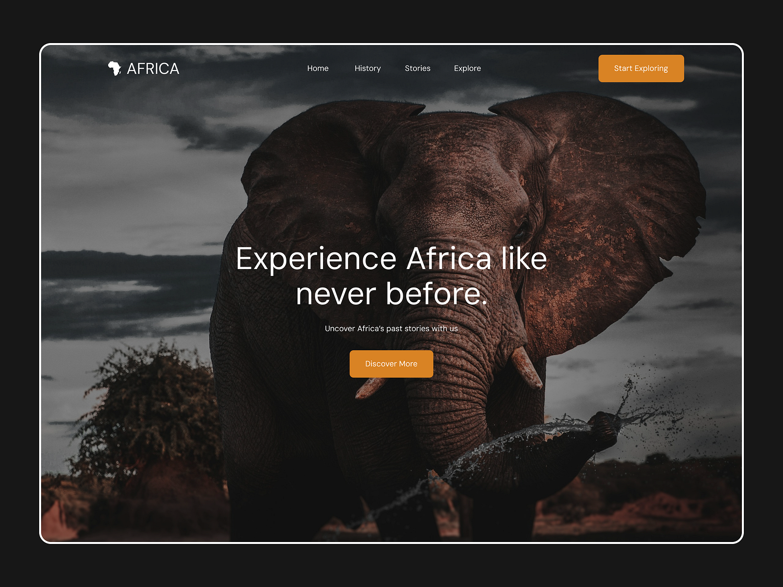 Hero Page Design by Frieda Odagboyi on Dribbble