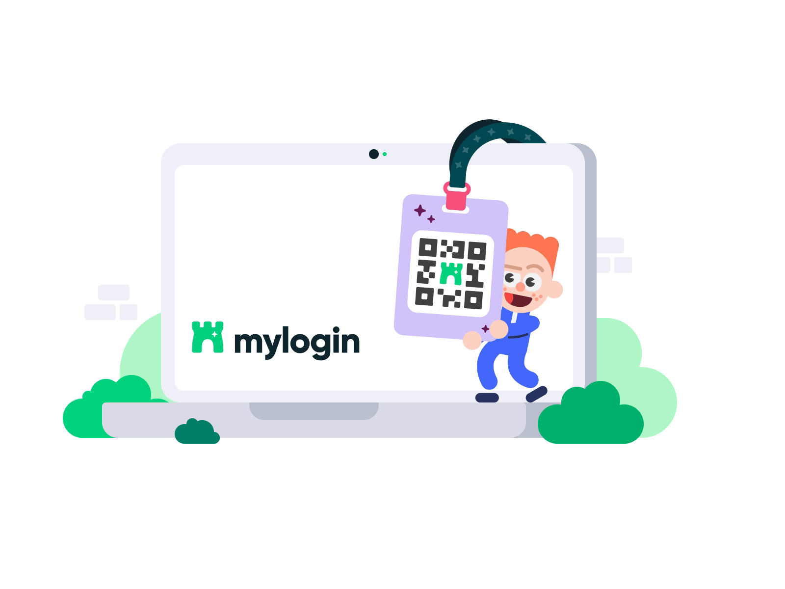 MyLogin - Animated Illustrations by Vicente Reyes Montealegre for Balkan Brothers on Dribbble