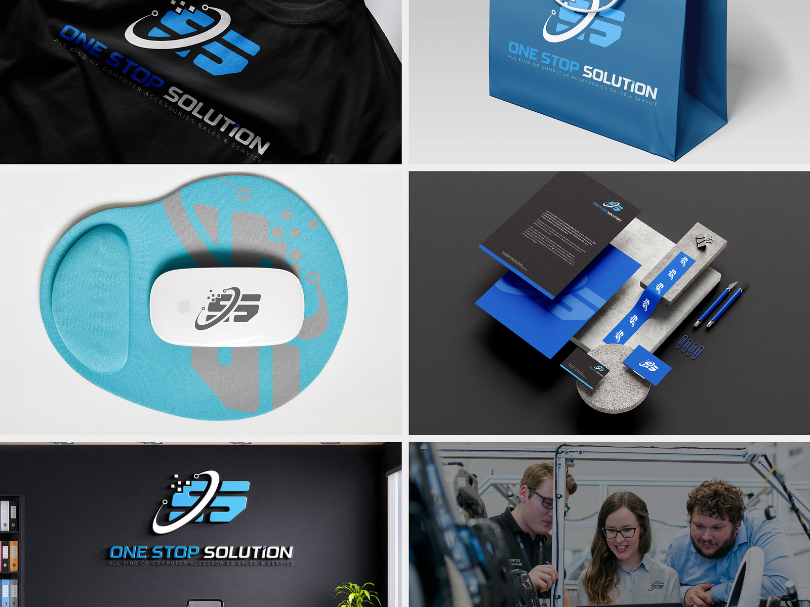 Tech Solution Logo by MD.FAHIN MIA on Dribbble