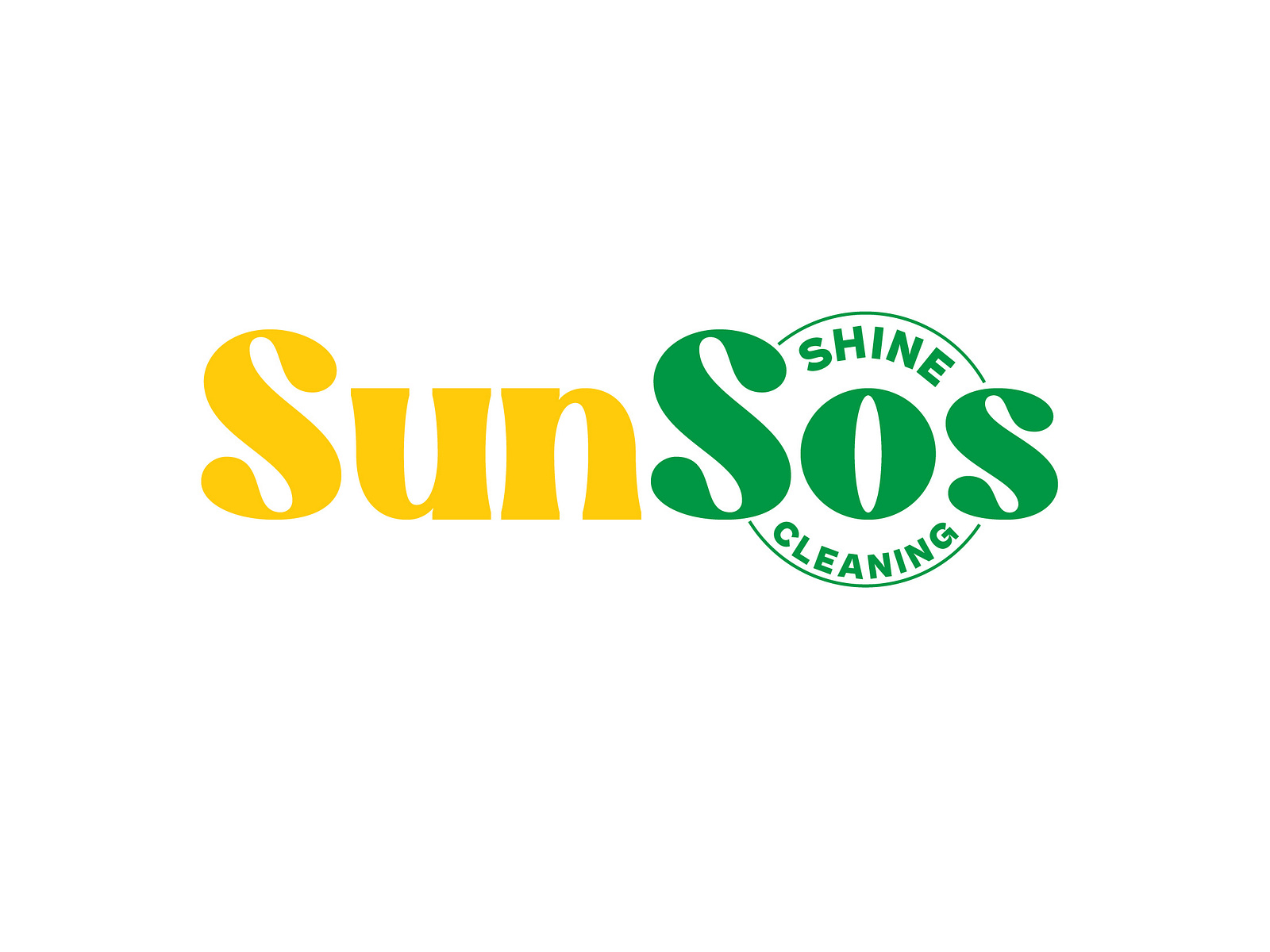 Sun Sos Cleaning Business Service Logo Design identity by Bappi Roy for ...