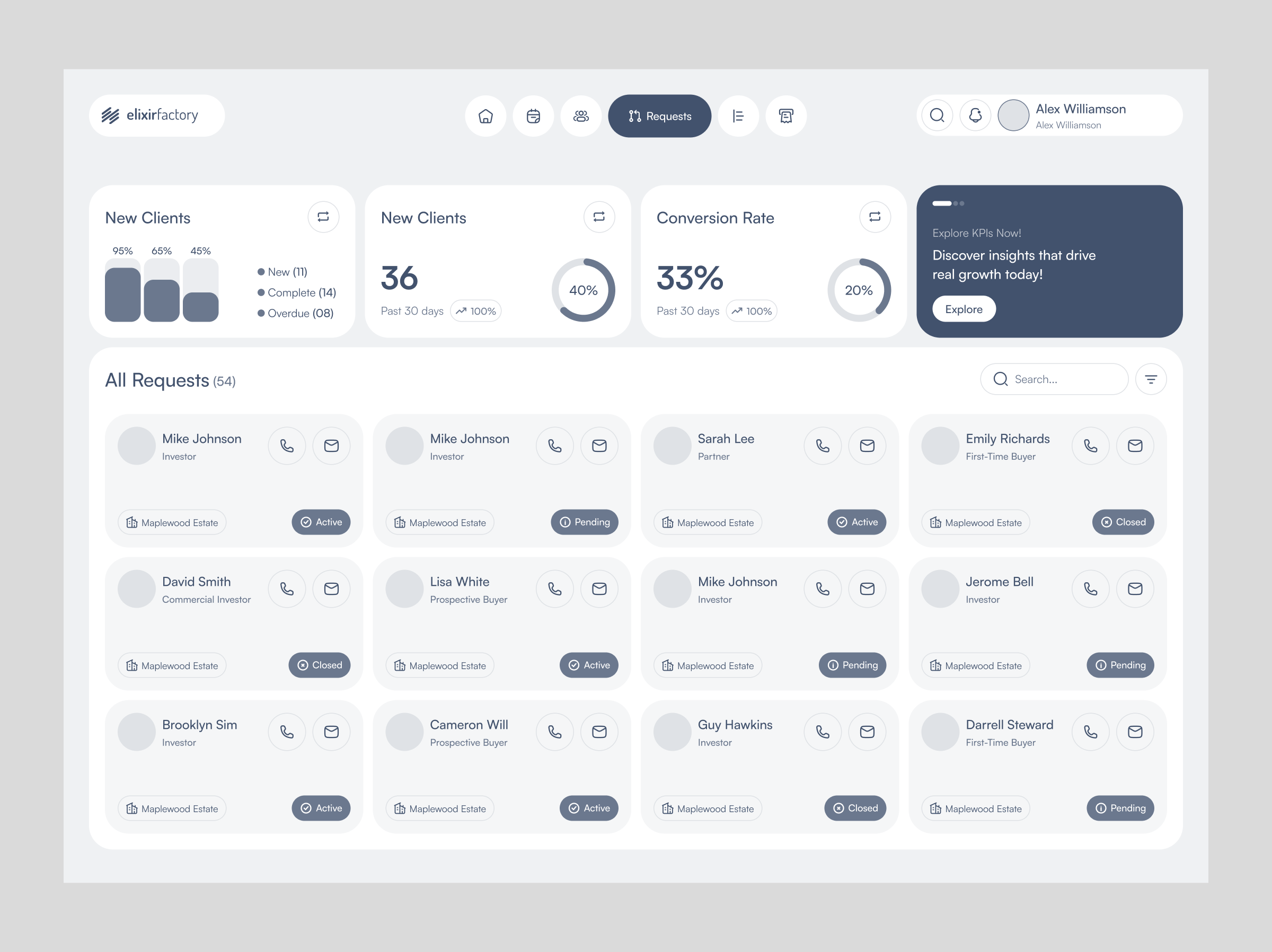 Construction Web app by Azmir Sheikh on Dribbble
