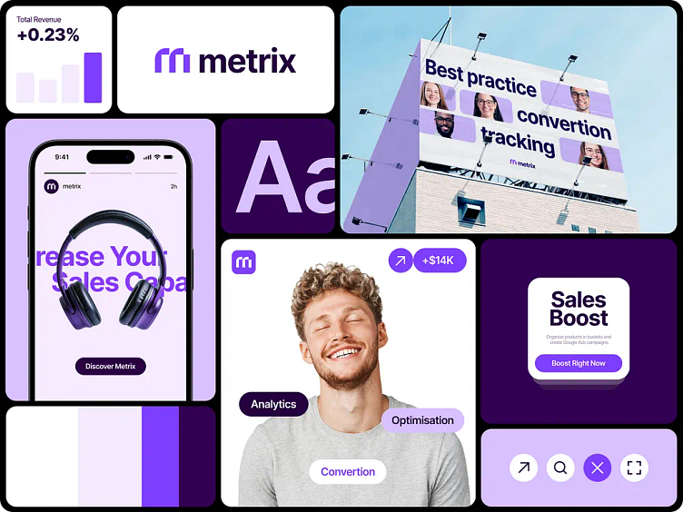 Branding & Marketing Metrix by Chowdhury Sidique on Dribbble