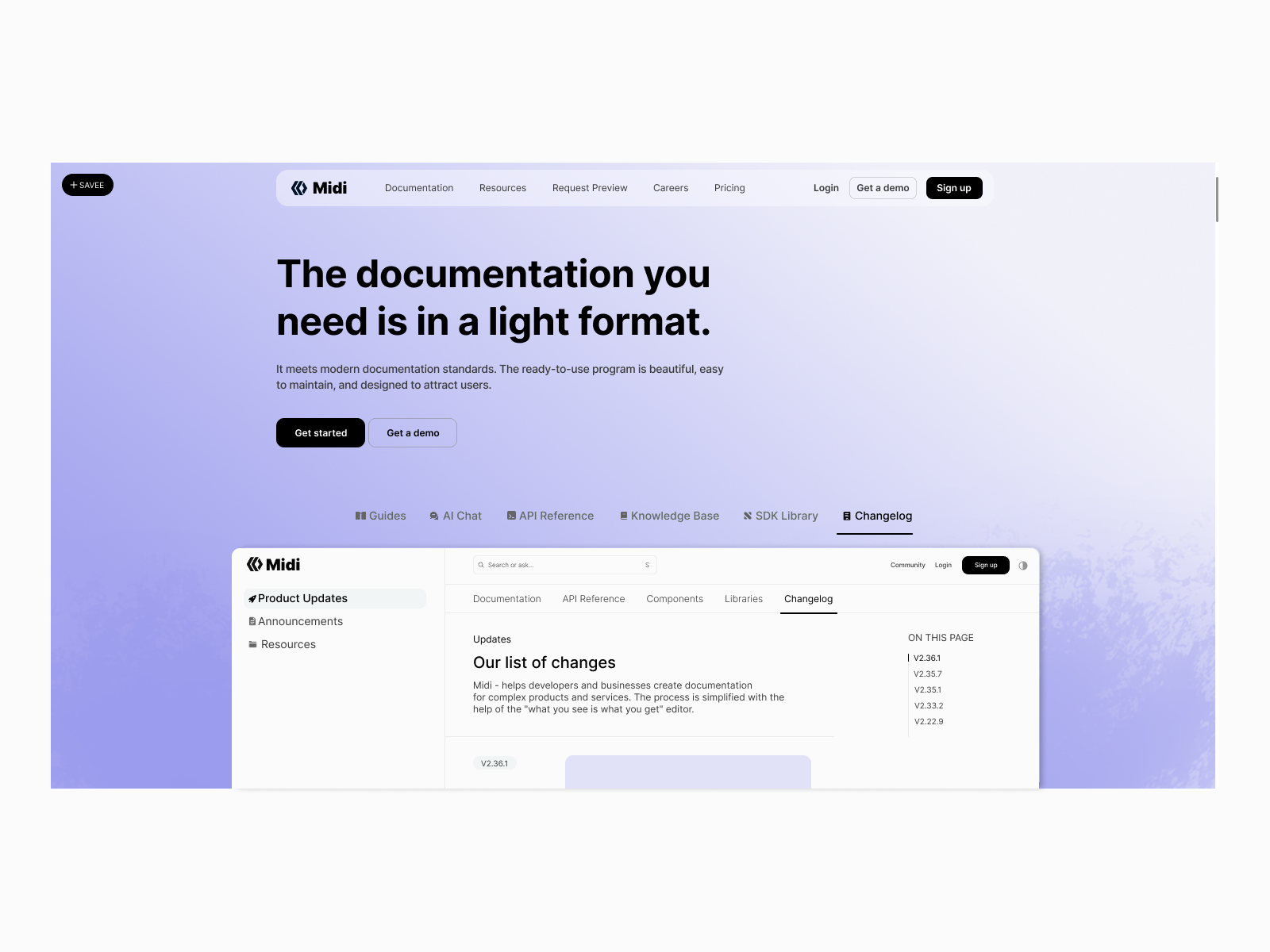 SaaS Documentation Platform by Steeve Flavigni on Dribbble