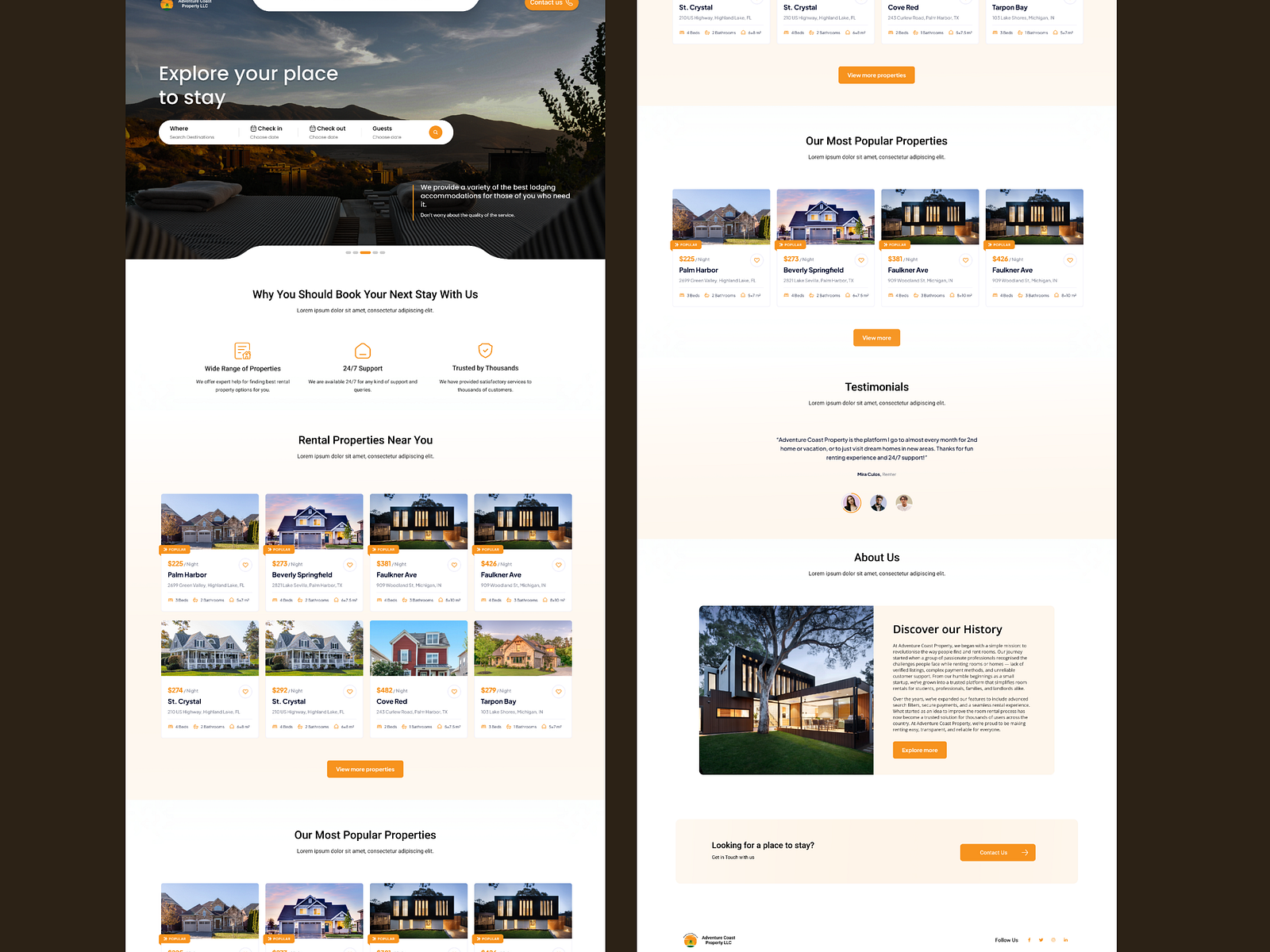 Property Renting Website by Shawaiz on Dribbble