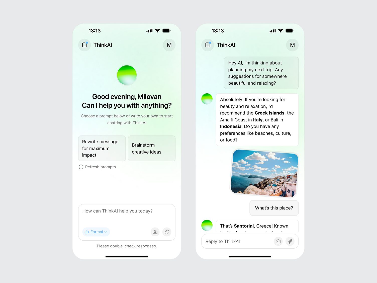 Minimal AI Chatbot Chat Mobile Interface by EraMeister for Mylo Labs on ...