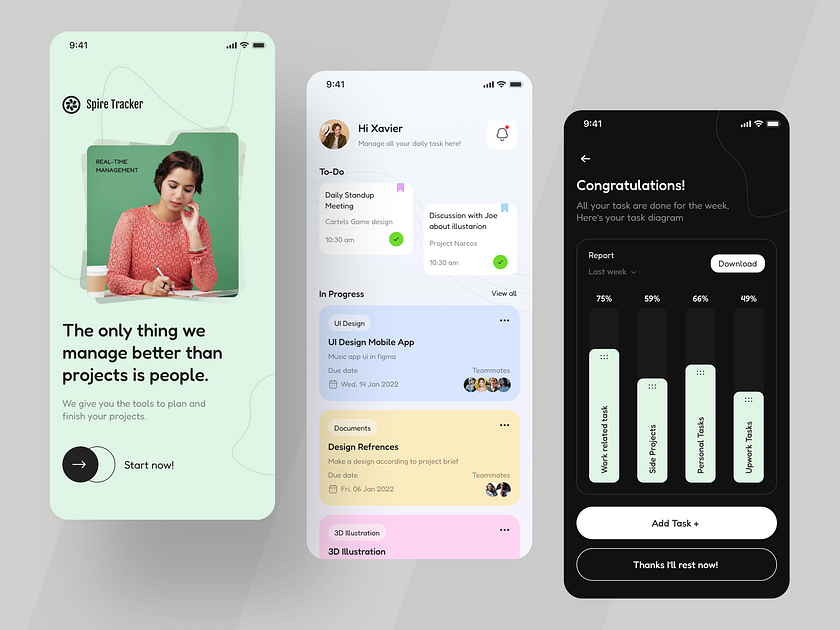 Browse thousands of Task App images for design inspiration | Dribbble