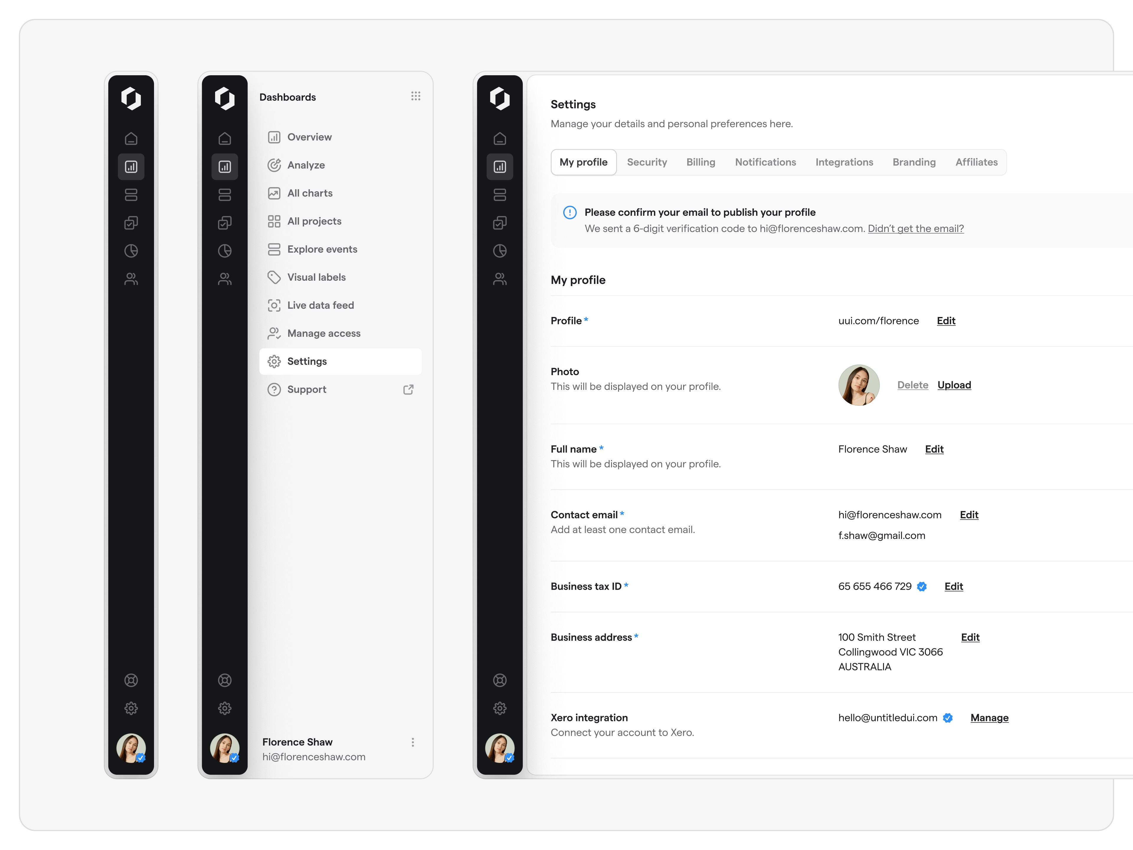 Sidebar nav — Untitled UI by Jordan Hughes® on Dribbble