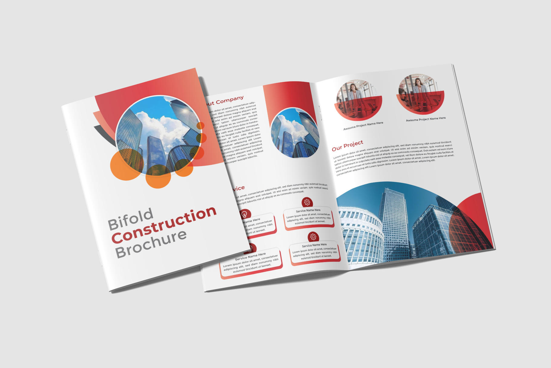 Abstract Company Profile Template by Lauren L. Beck on Dribbble
