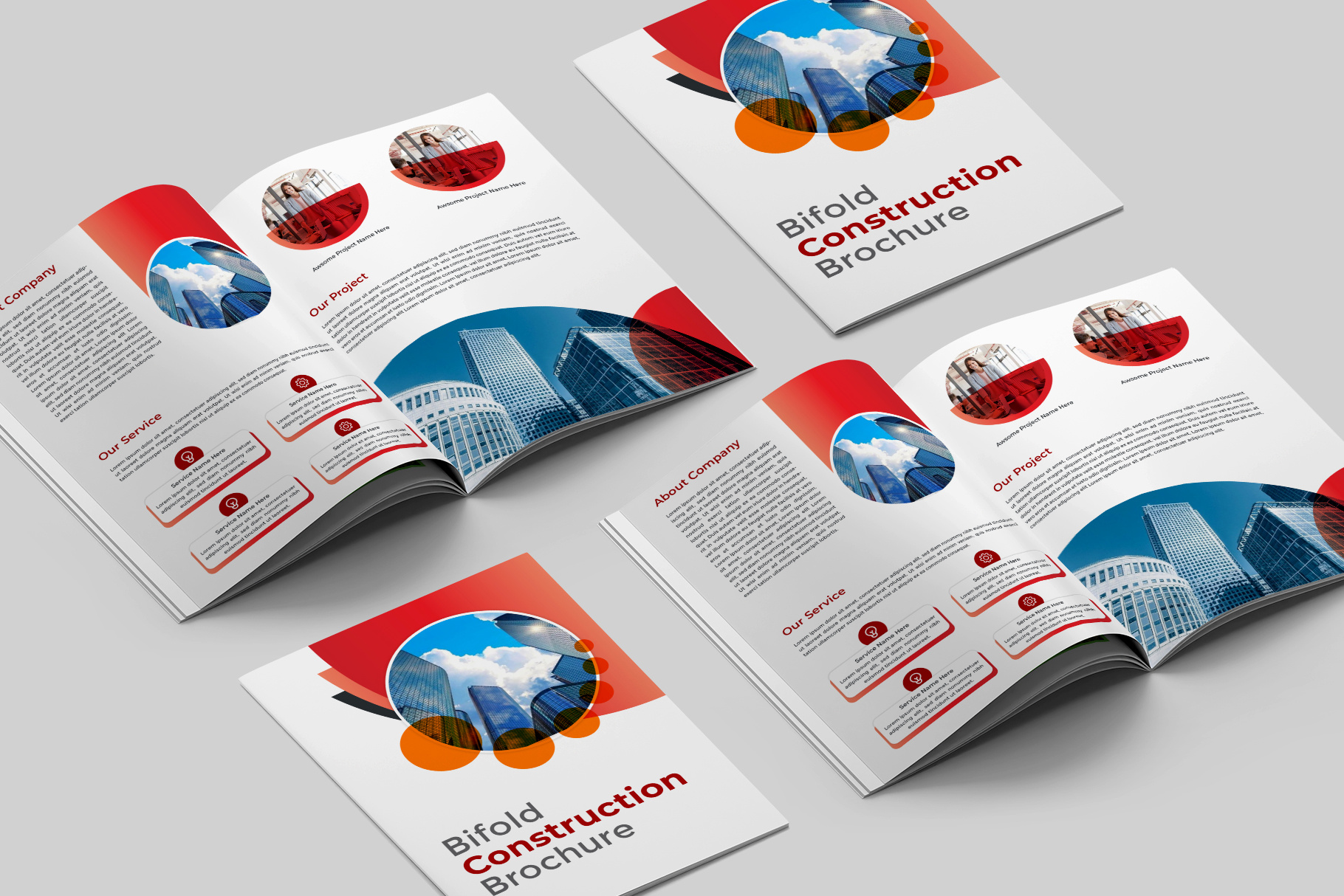 Abstract Company Profile Template by Lauren L. Beck on Dribbble