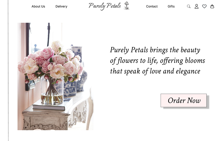Website for a Flower Shop | UI/UX Design 2025 by Farangiz on Dribbble