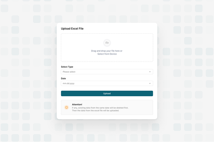 File Upload Modal UI by Eren Koçak on Dribbble