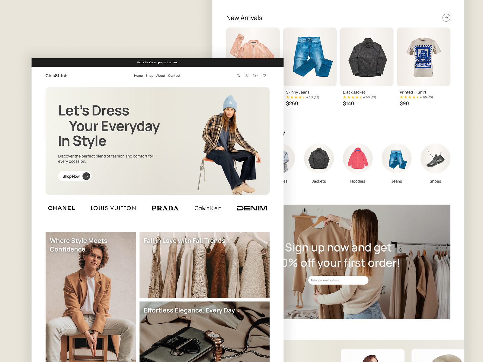 Fashion Apparel Website Design by Neointeraction Design (UX Design ...
