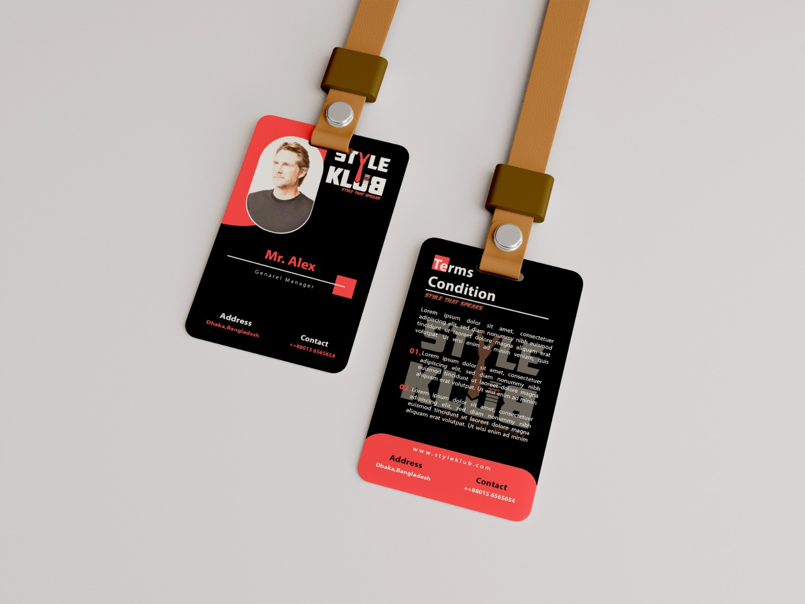 Id card design by MD. Nasir Ahamed Alif on Dribbble