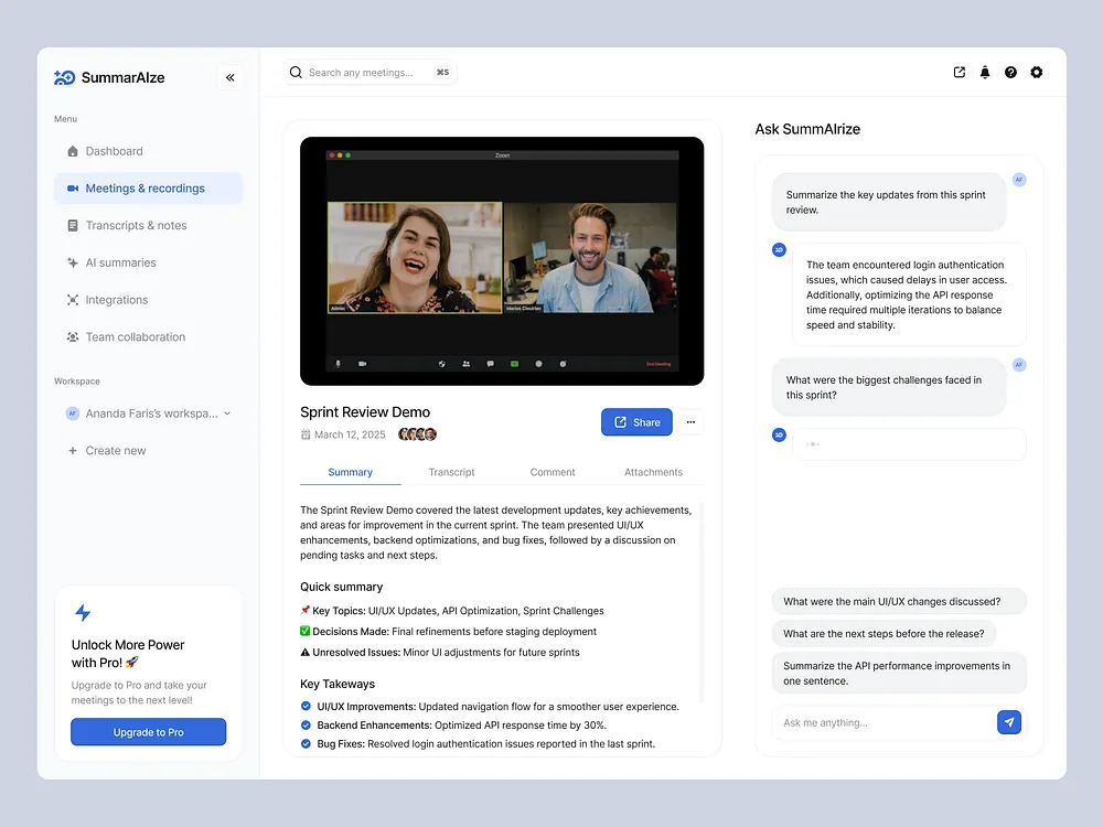 Meeting Transcript designs, themes, templates and downloadable graphic ...