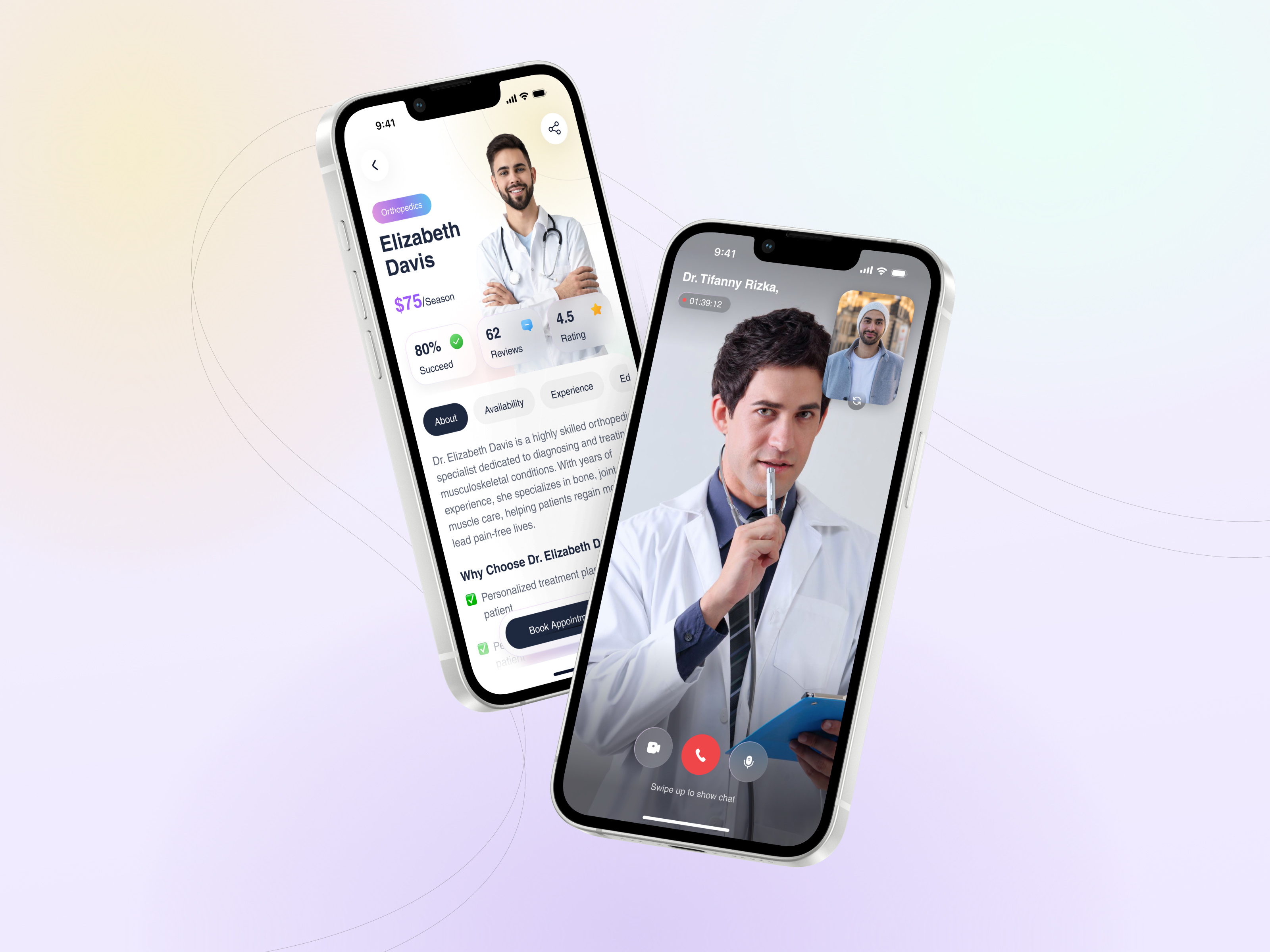 Doctor App Exploration by Pranto Kumar Pashi for SpineEdge Studio on Dribbble