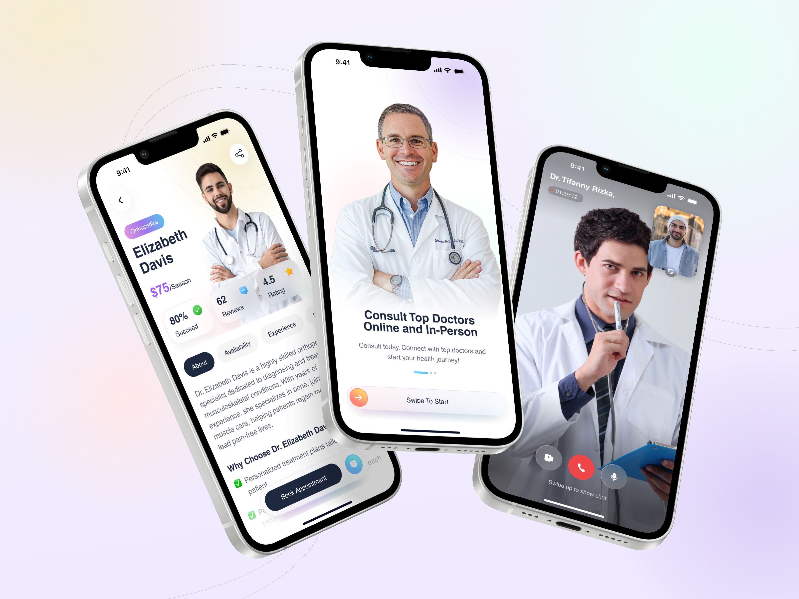 Doctor App Exploration by Pranto Kumar Pashi for SpineEdge Studio on Dribbble