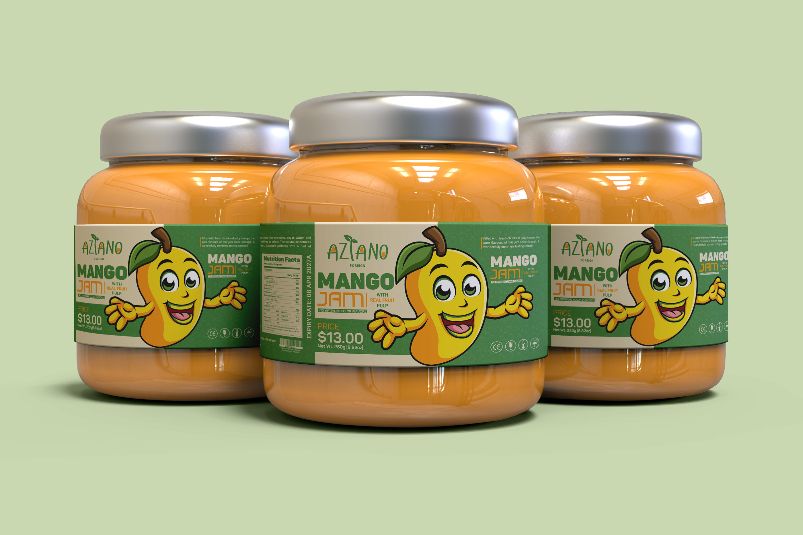 Food Packaging Label Design | Jam Label Design | Art by Adobe Slice on ...