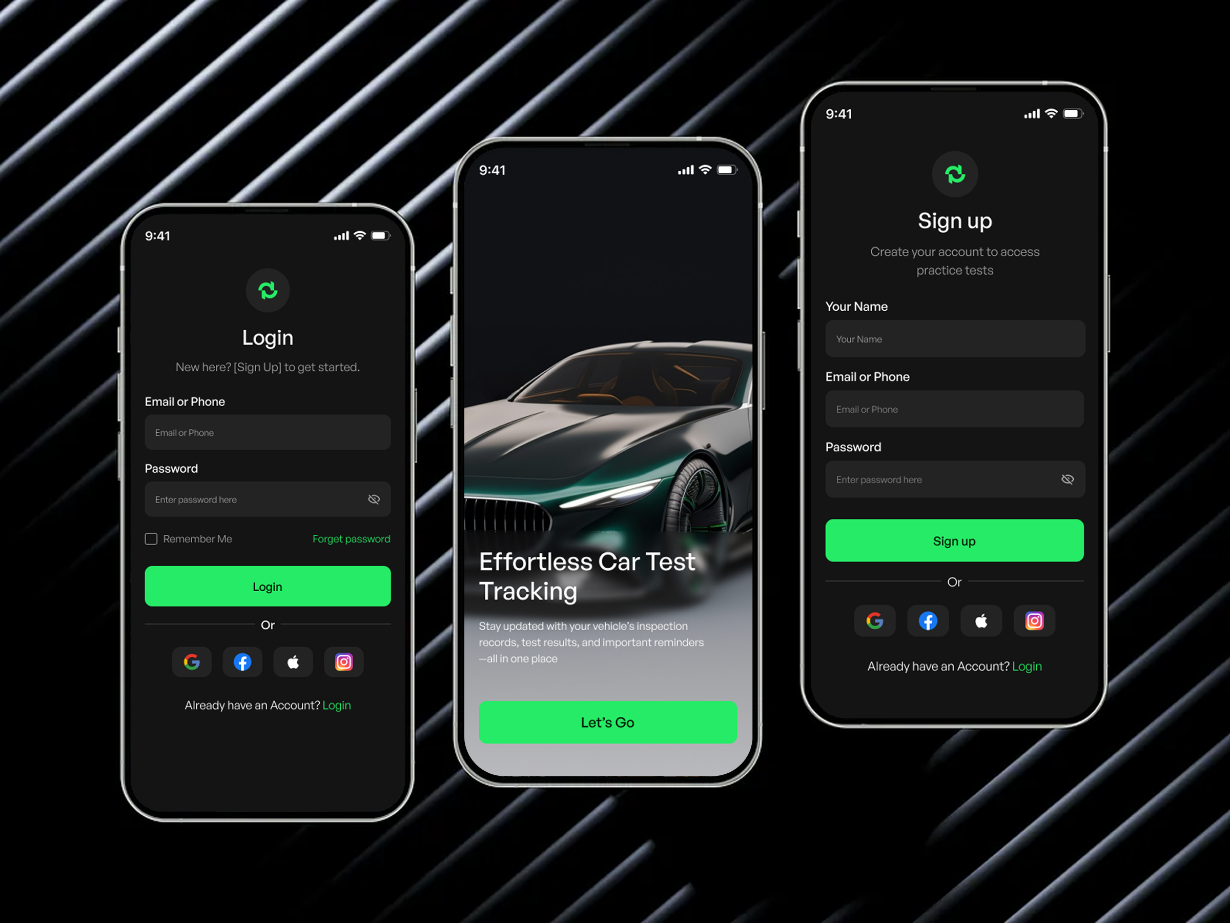 Onboarding Sign In / Sign Up And Driving App by Md Uzzal Hossain on ...