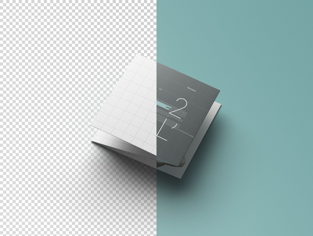 Z-Fold Square Brochure Mockup by Graphic Pear on Dribbble