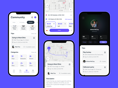 City guide mobile app by Alexandr Well for Upwell on Dribbble