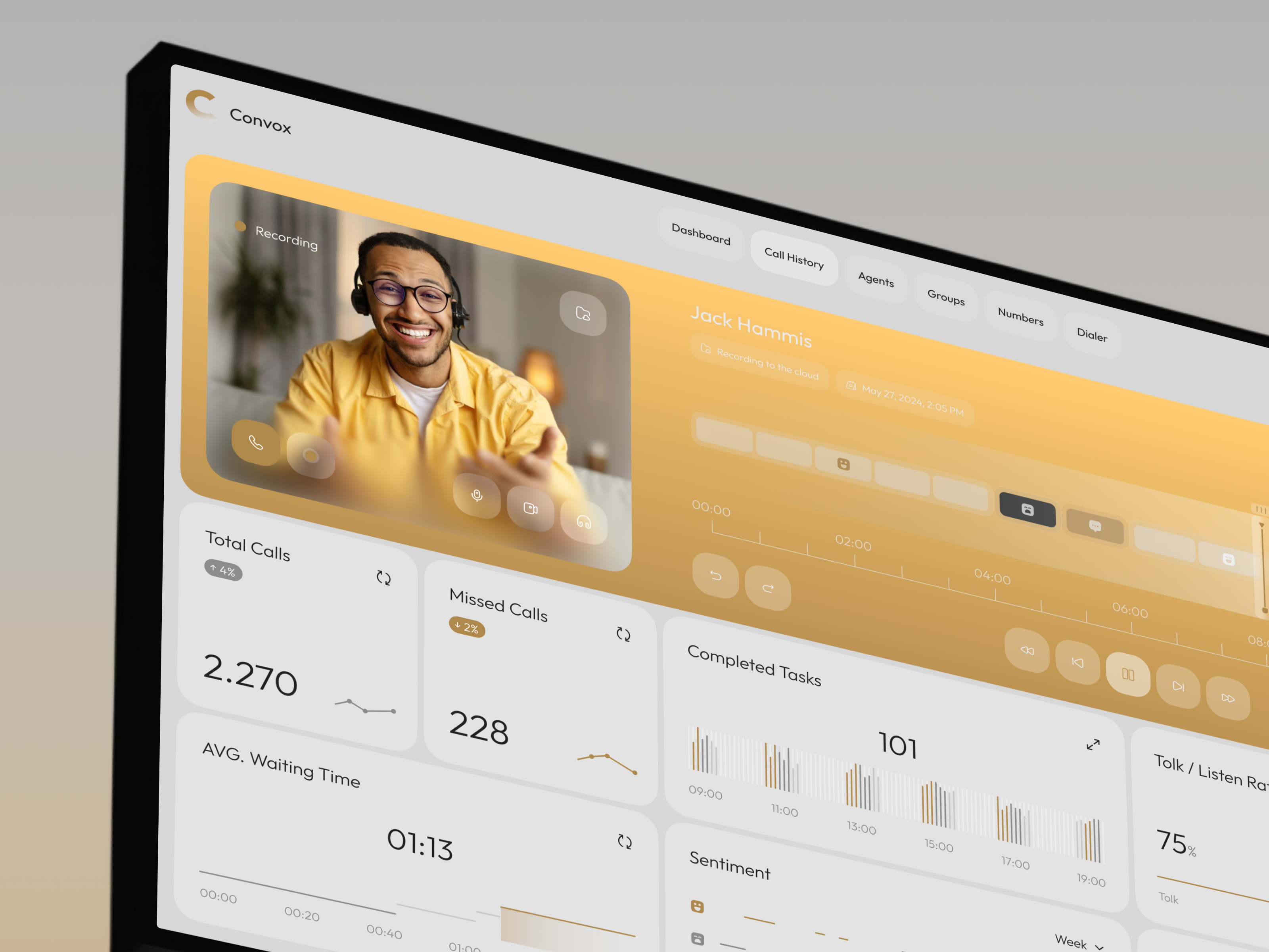 Browse thousands of Call Center UI images for design inspiration | Dribbble