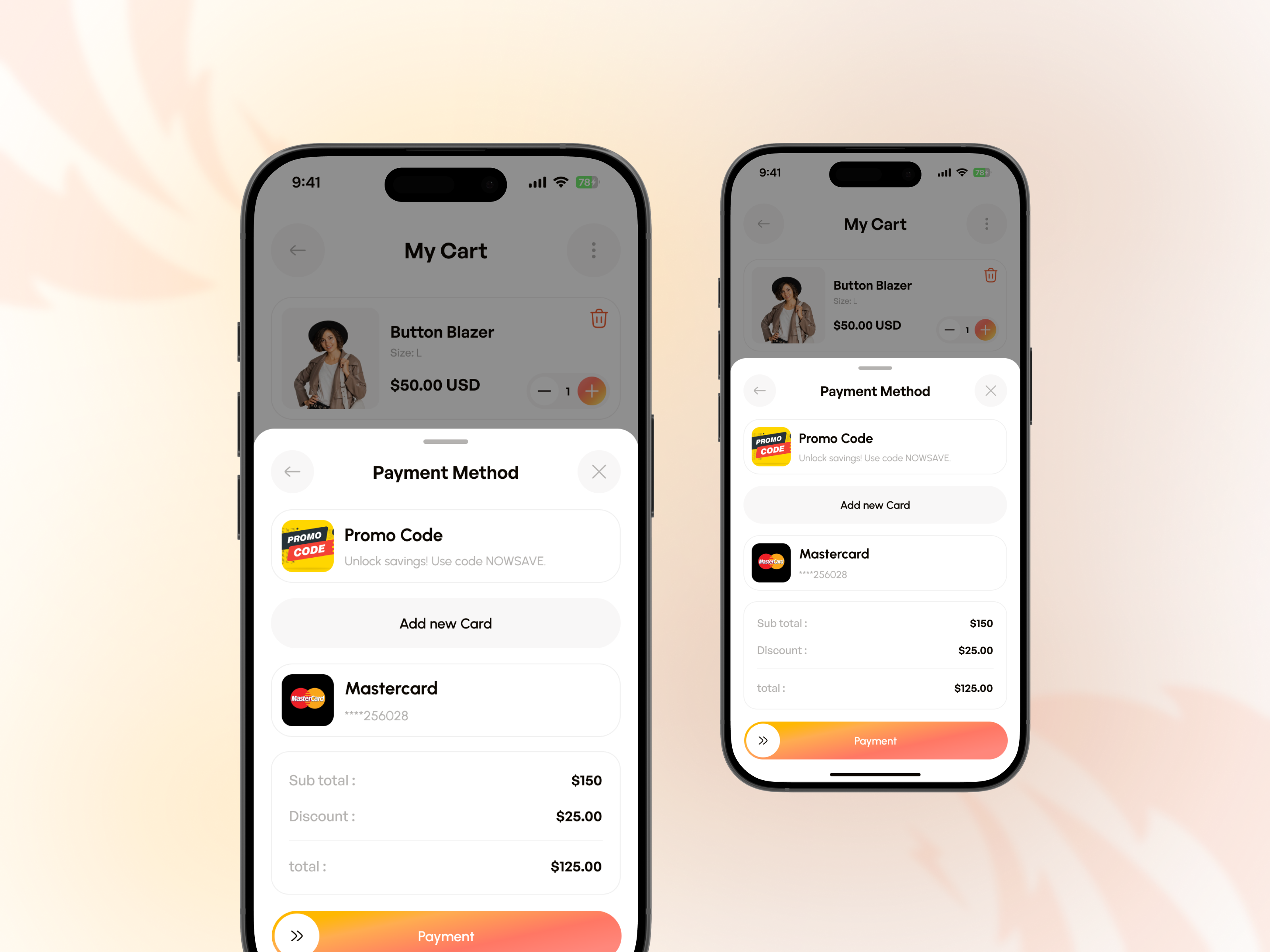 Fashion Shopping Mobile App - My Card Screen design by UI Munna 🔥 on ...