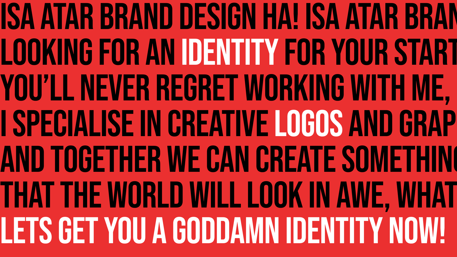 Isa Atar - Visual Brand Identity by Isa Atar on Dribbble