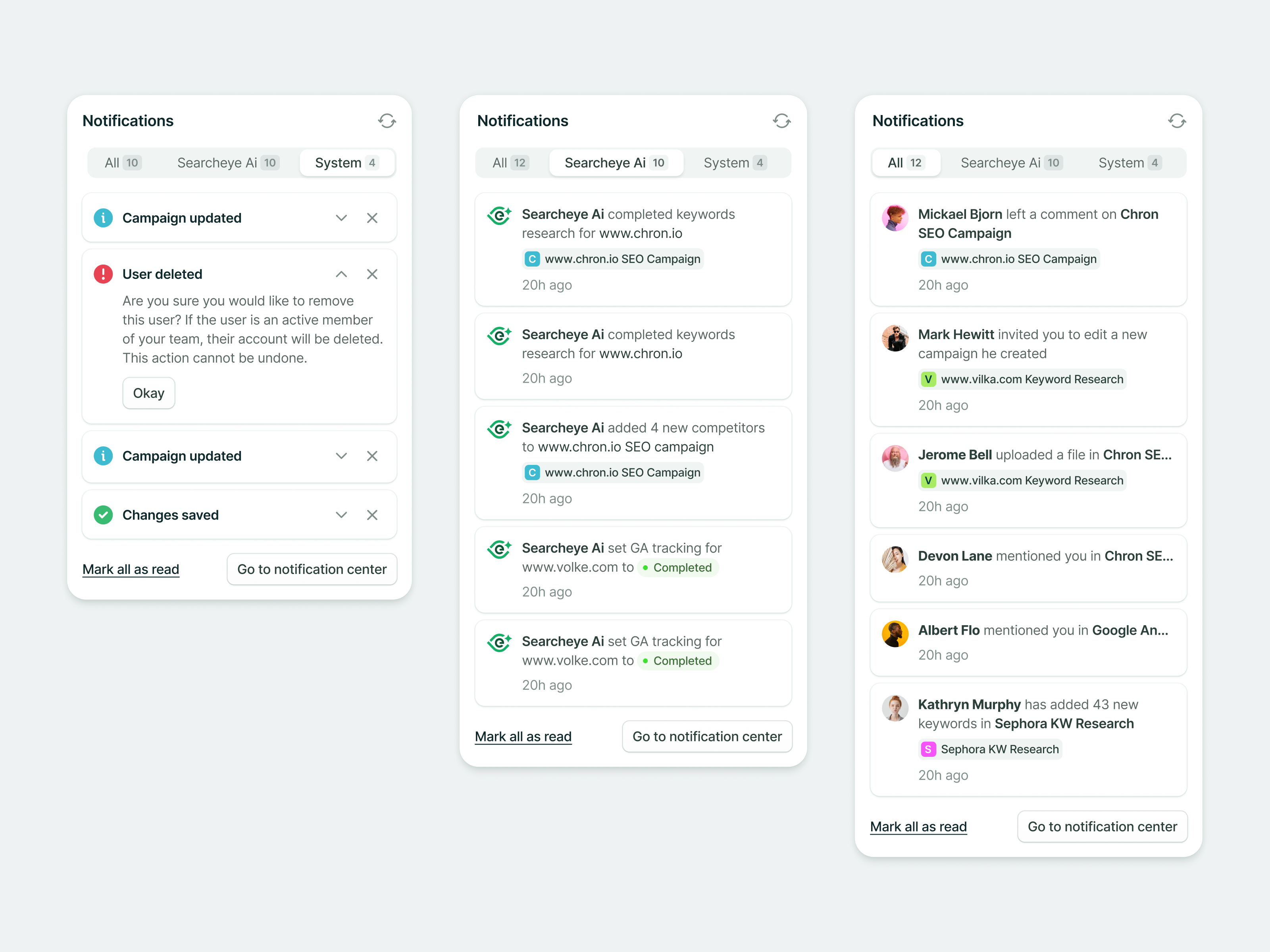 Browse thousands of Notification images for design inspiration | Dribbble