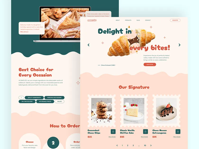 Bakery Website designs, themes, templates and downloadable graphic ...