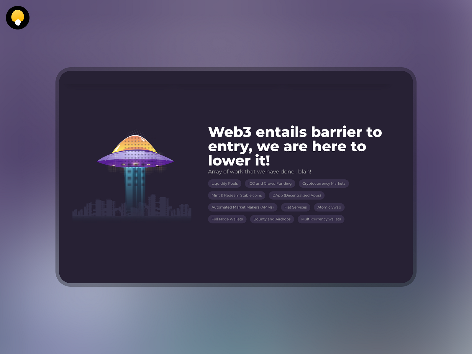 Web3 Design Agency Landing page by Cashew Designs on Dribbble