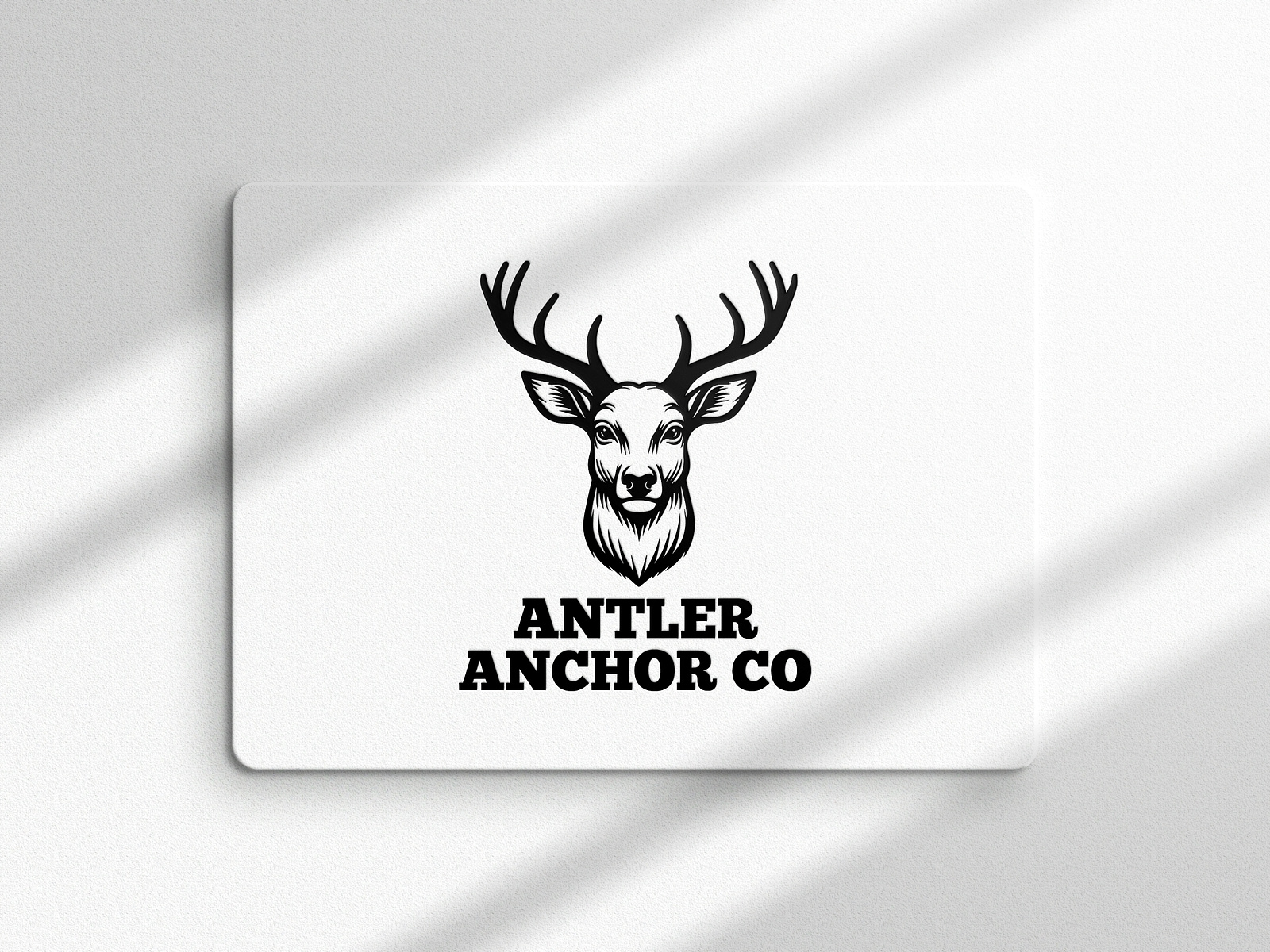 Logo Design for Antler Anchor Co by allan raj on Dribbble