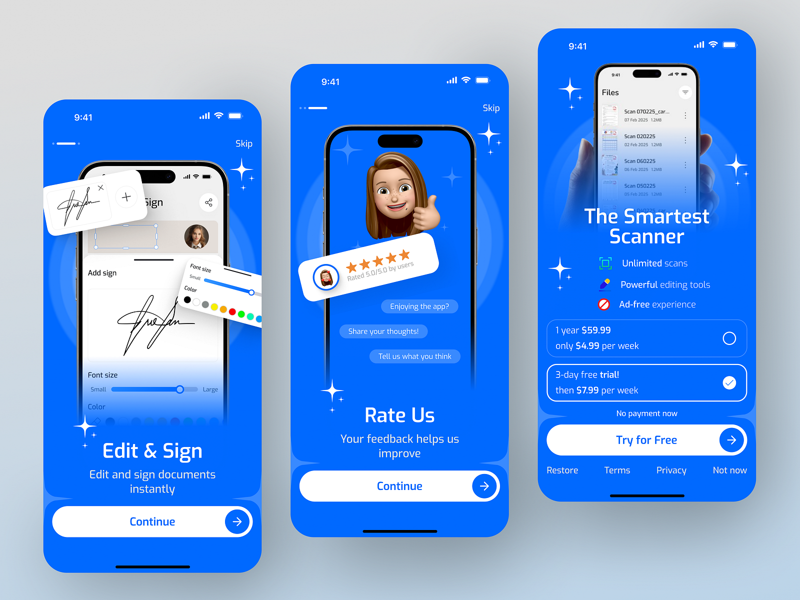 DocuScan – Scan, Edit, Sign by Andrii Fedkevych on Dribbble