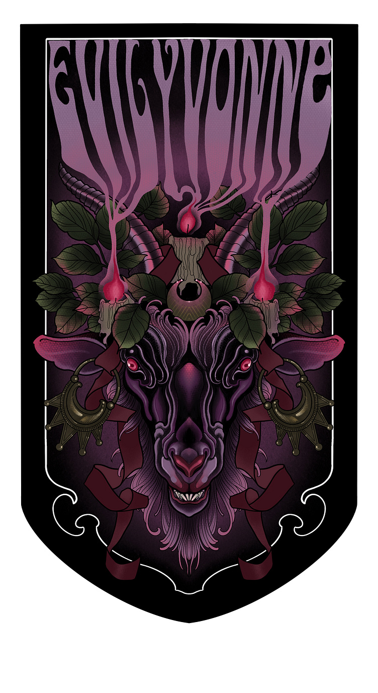 Goat of Doom banner by Iwona Koźlarzewska on Dribbble