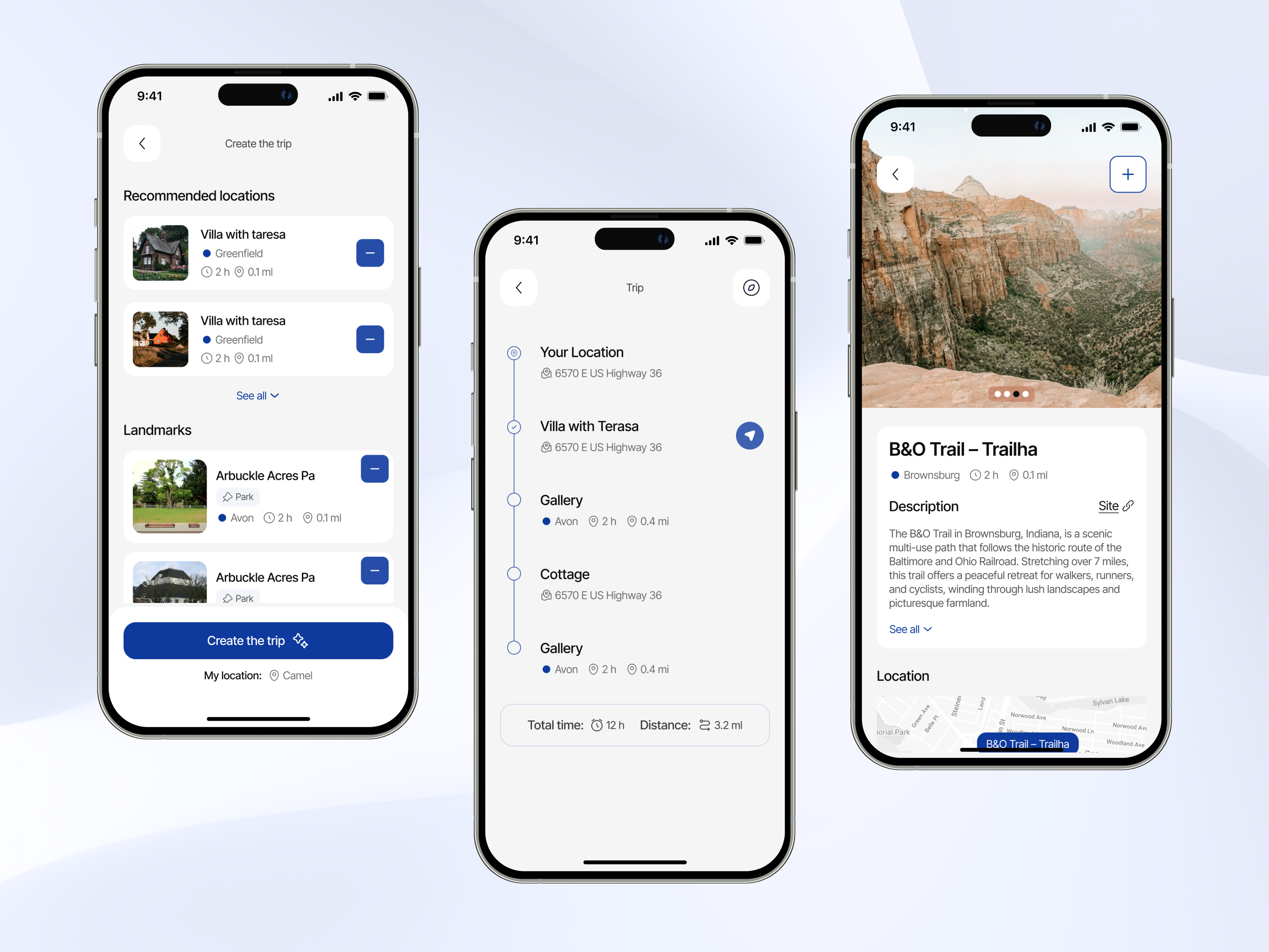 City Exploration App — Travel & Itinerary Planner UI by Grona Tech on Dribbble