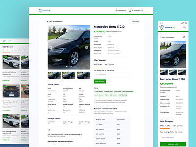 Car Single Page I Dealer sell car by Shahidul Islam Shishir on Dribbble