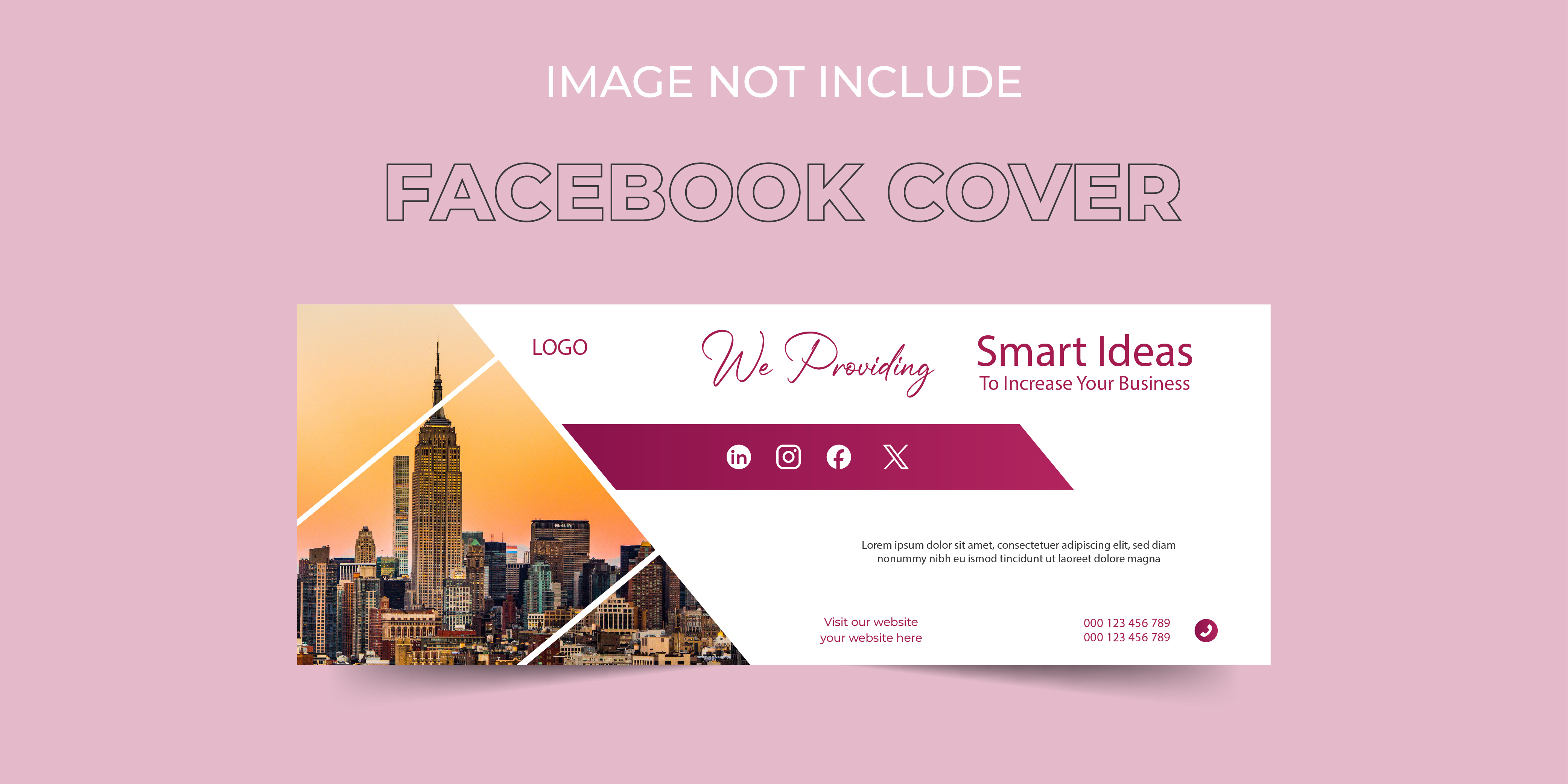 Facebook Banner Design And Social Media Cover Design Template. by ...