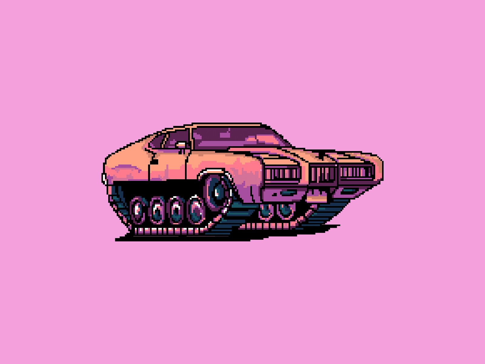Pixel Cars by Joshua Metts on Dribbble
