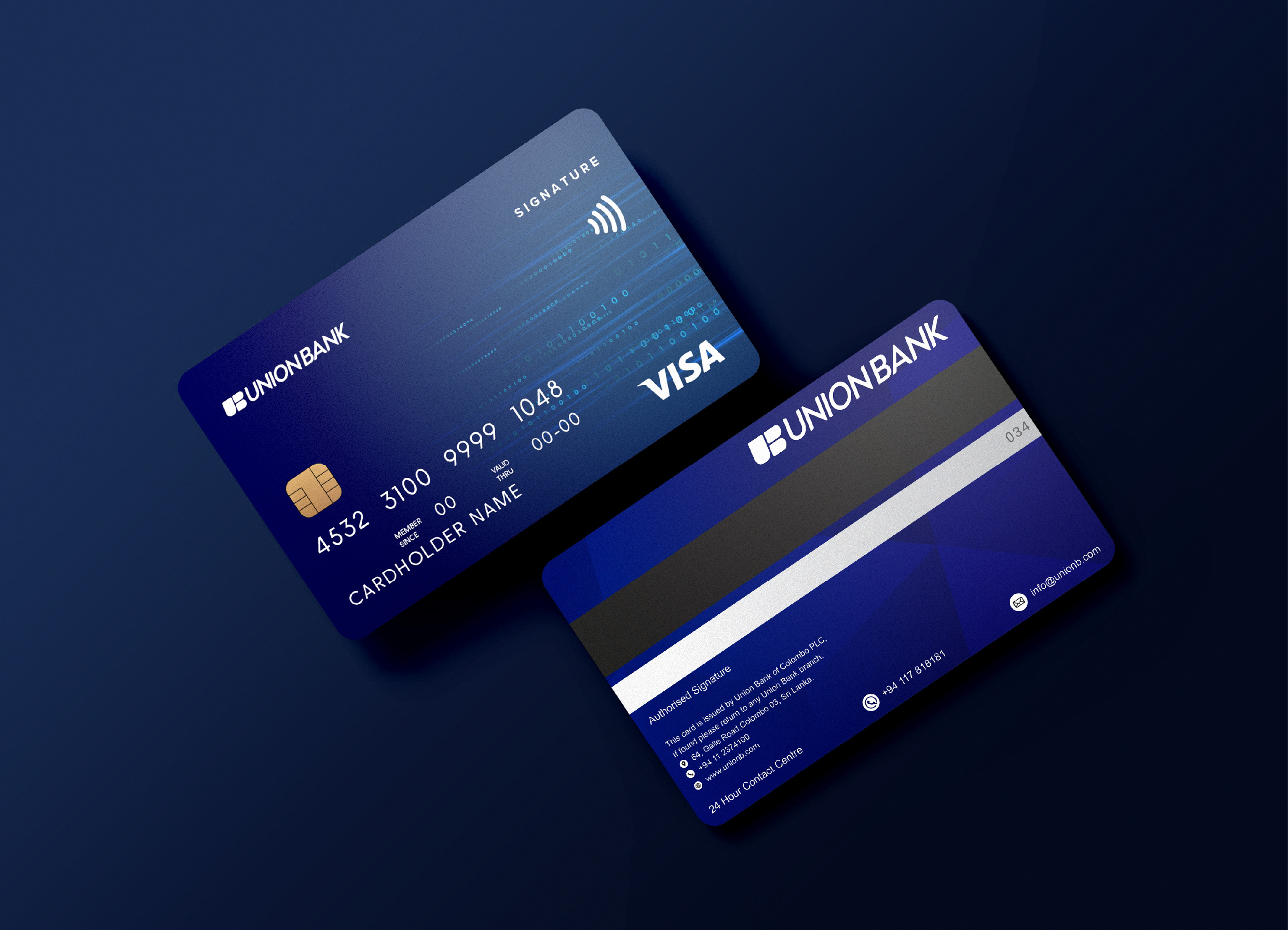 Union Bank Credit Card Design Concept by Dulaa Aththanyaka on Dribbble