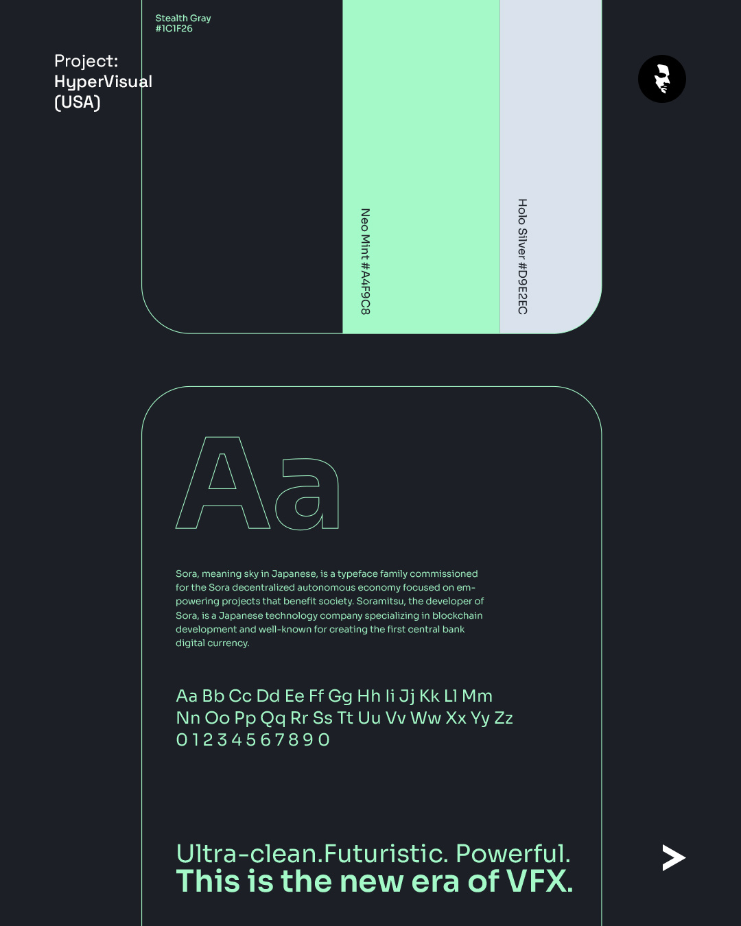 HyperVisual Logo & Branding by Drasko Stamatovic on Dribbble