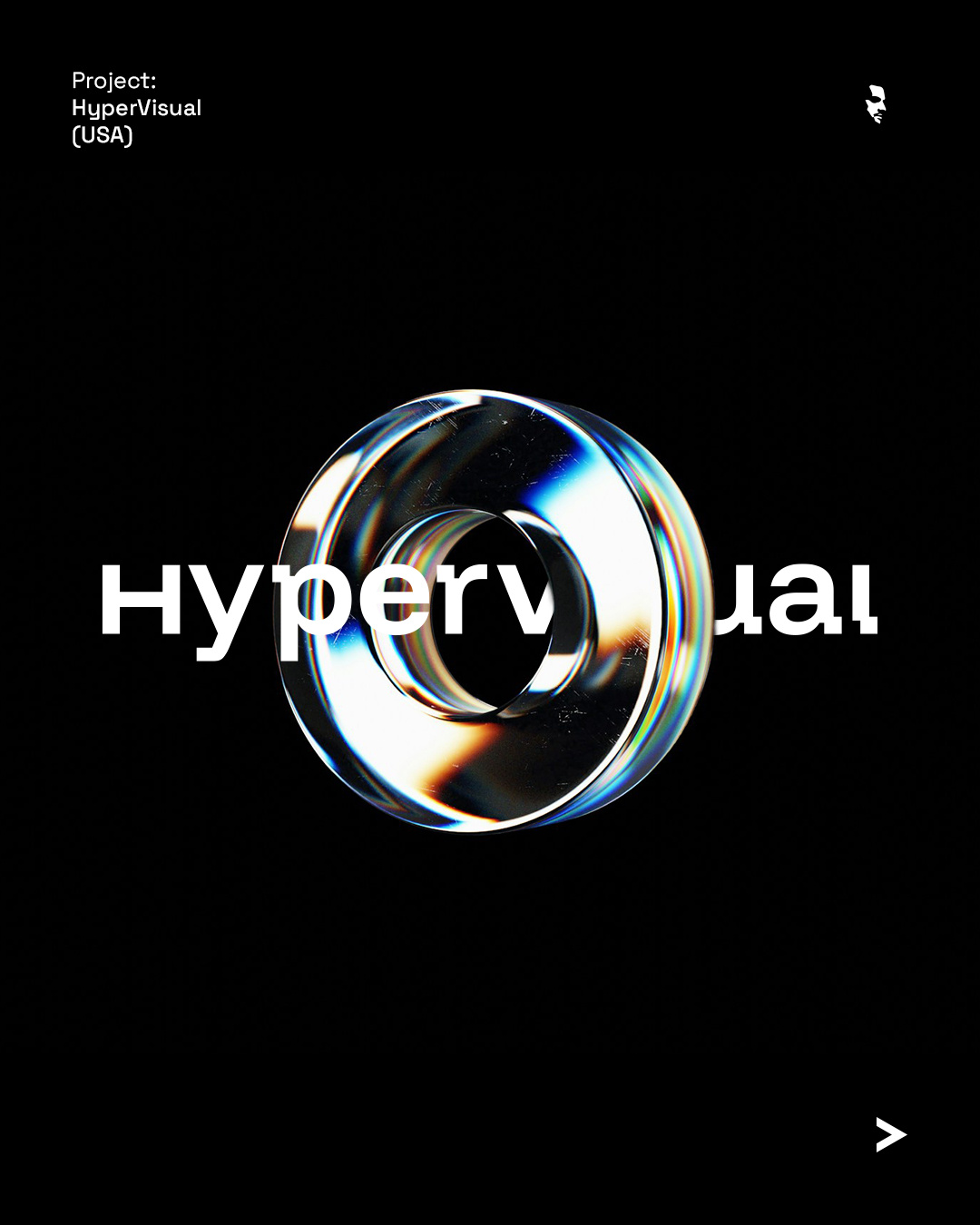 HyperVisual Logo & Branding by Drasko Stamatovic on Dribbble