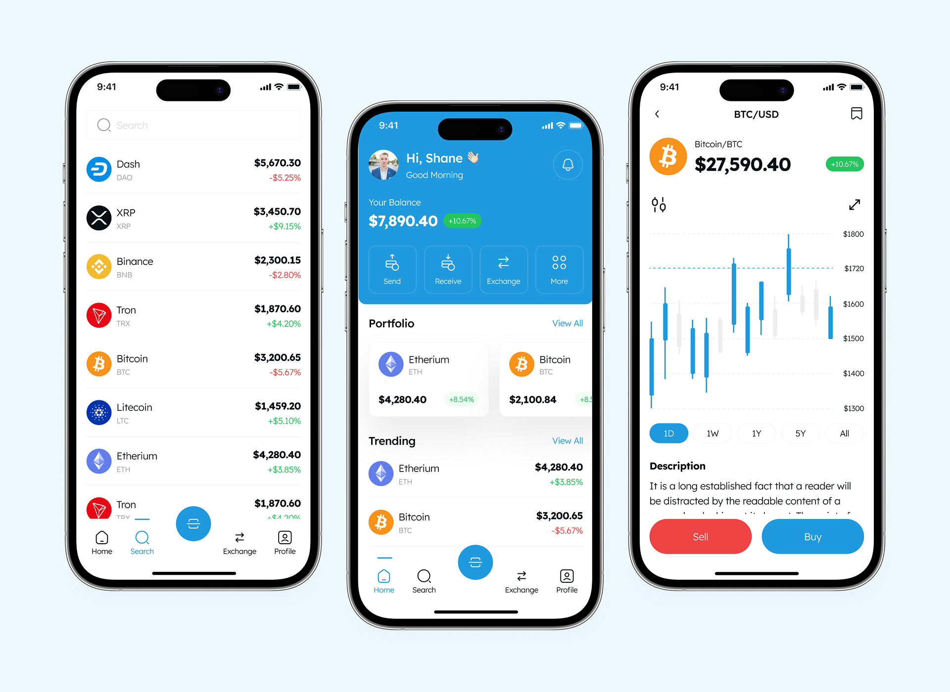 Crypto App UI Kit by DIRID STUDIO on Dribbble