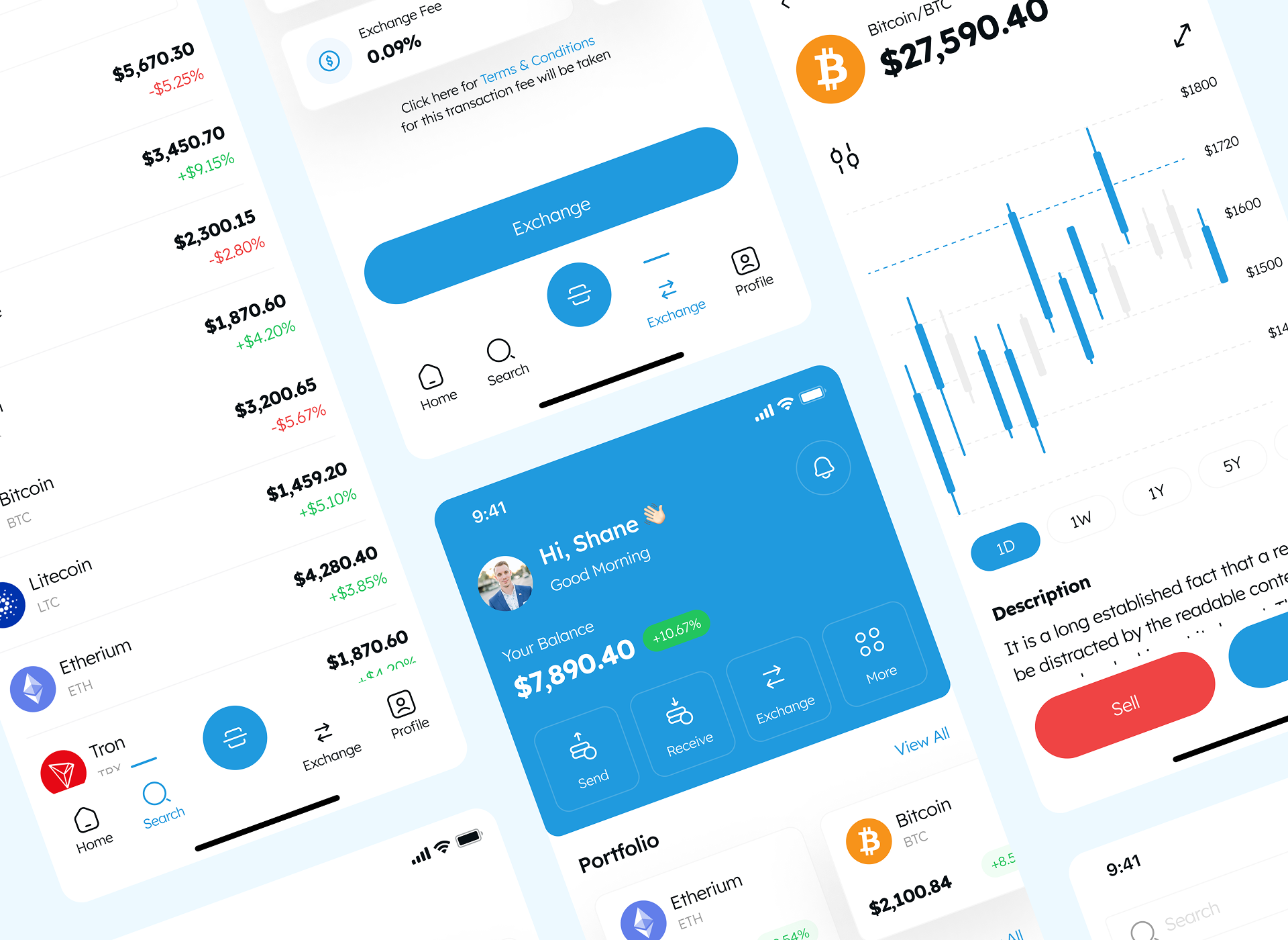 Crypto App UI Kit by DIRID STUDIO on Dribbble