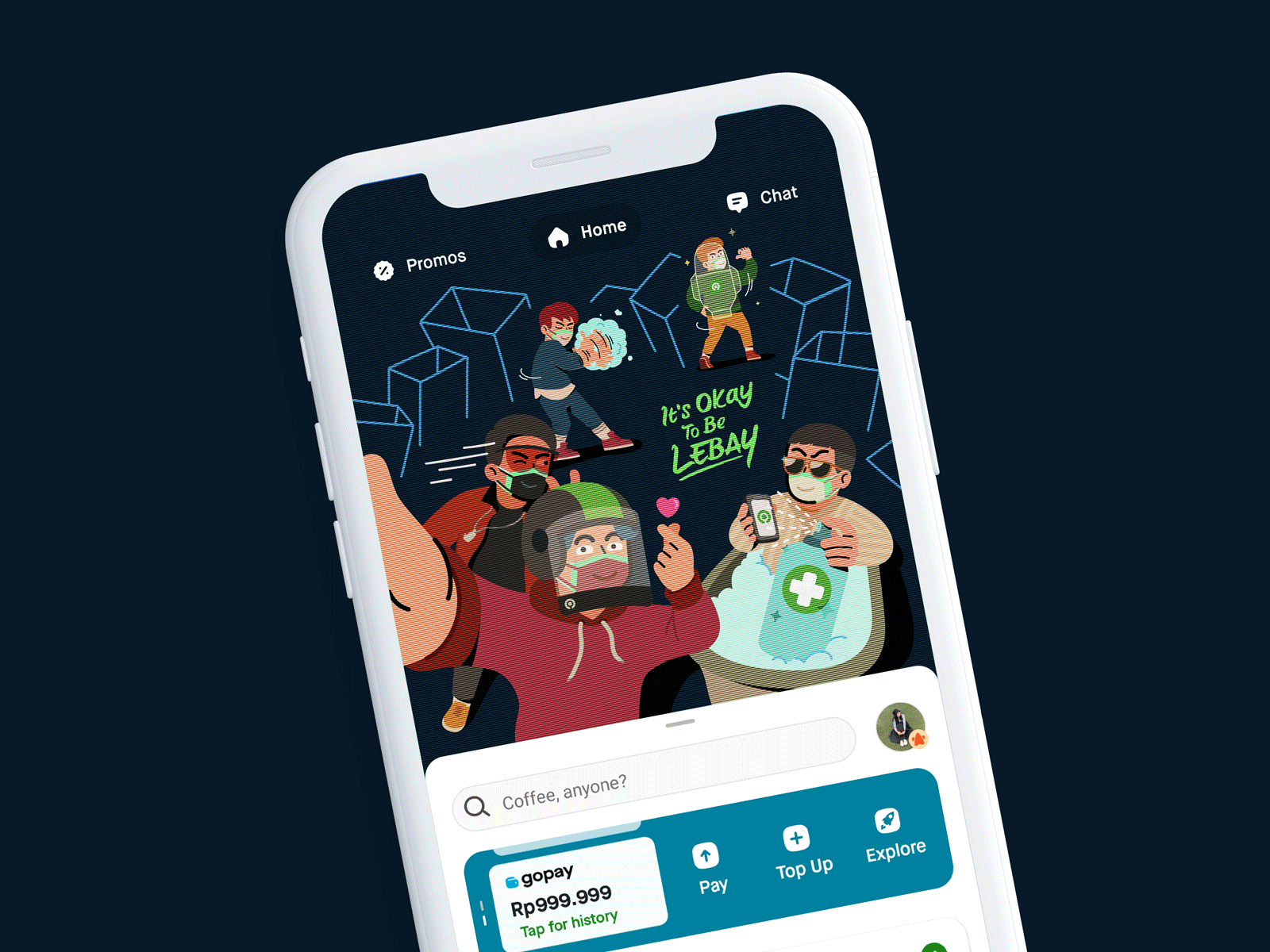 BTX - Gojek Illustration by Gloria Abigail on Dribbble