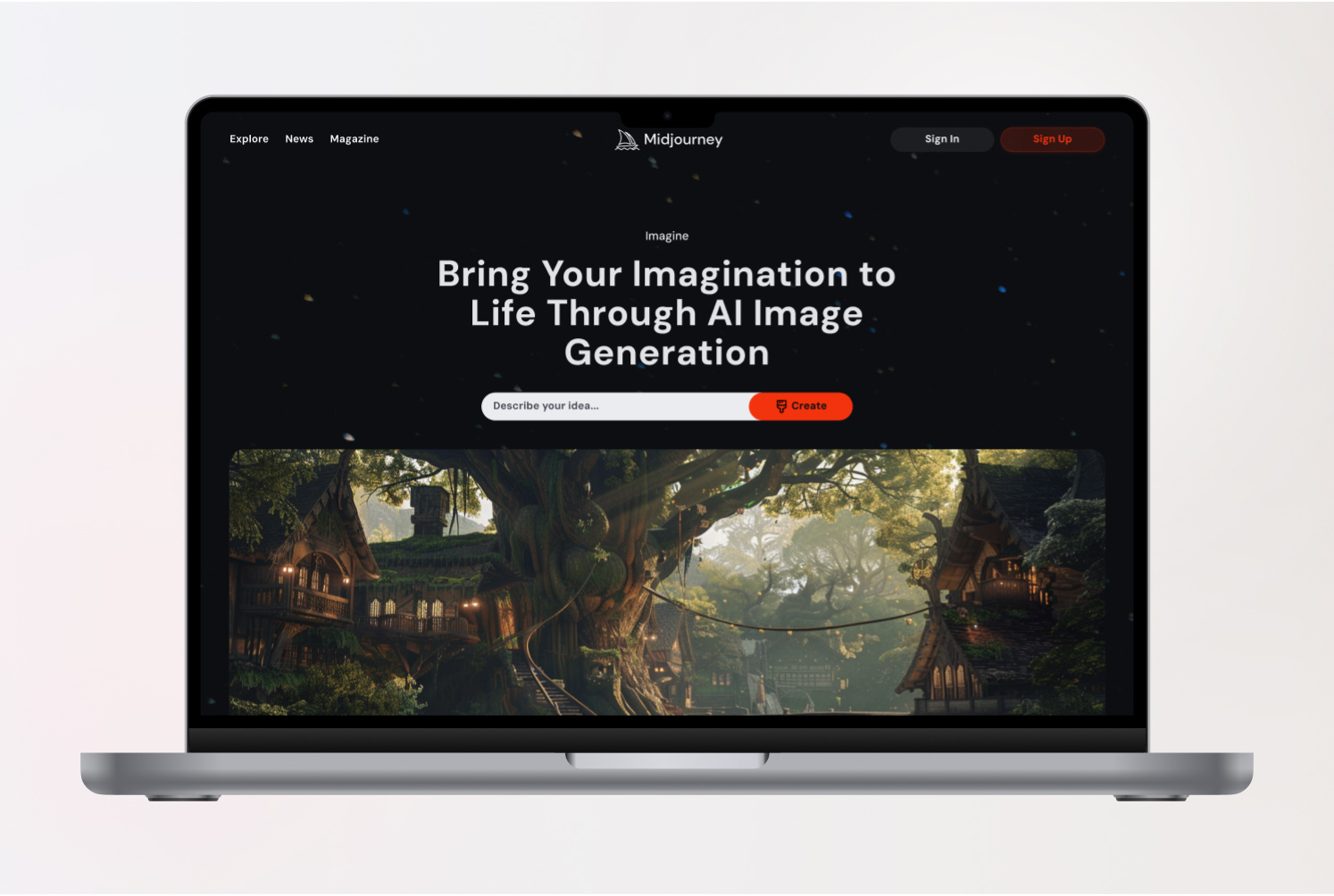 Midjourney Ai Landing Page Design by Austin Andriese on Dribbble