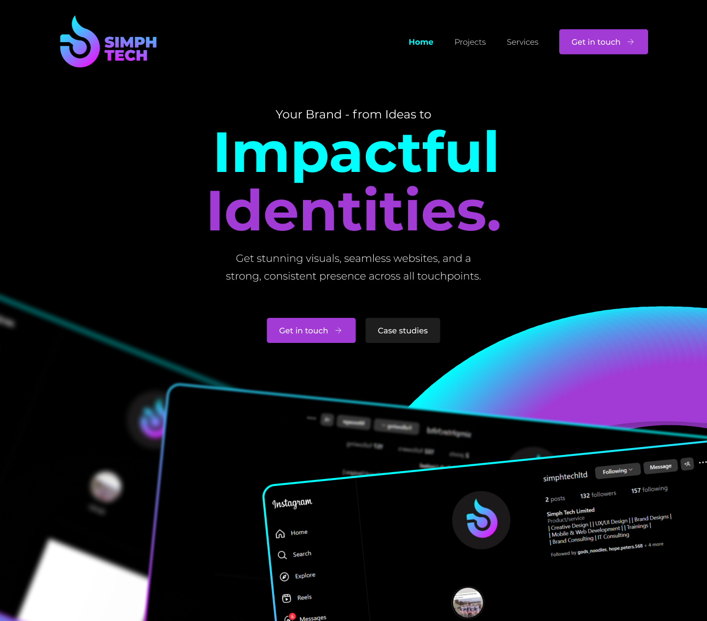 Simph Tech - Company Website UI Design by Nueron on Dribbble