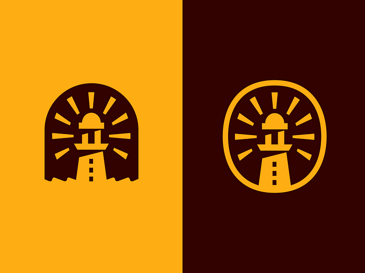 Lighthouse Logo by Nick Johnston on Dribbble