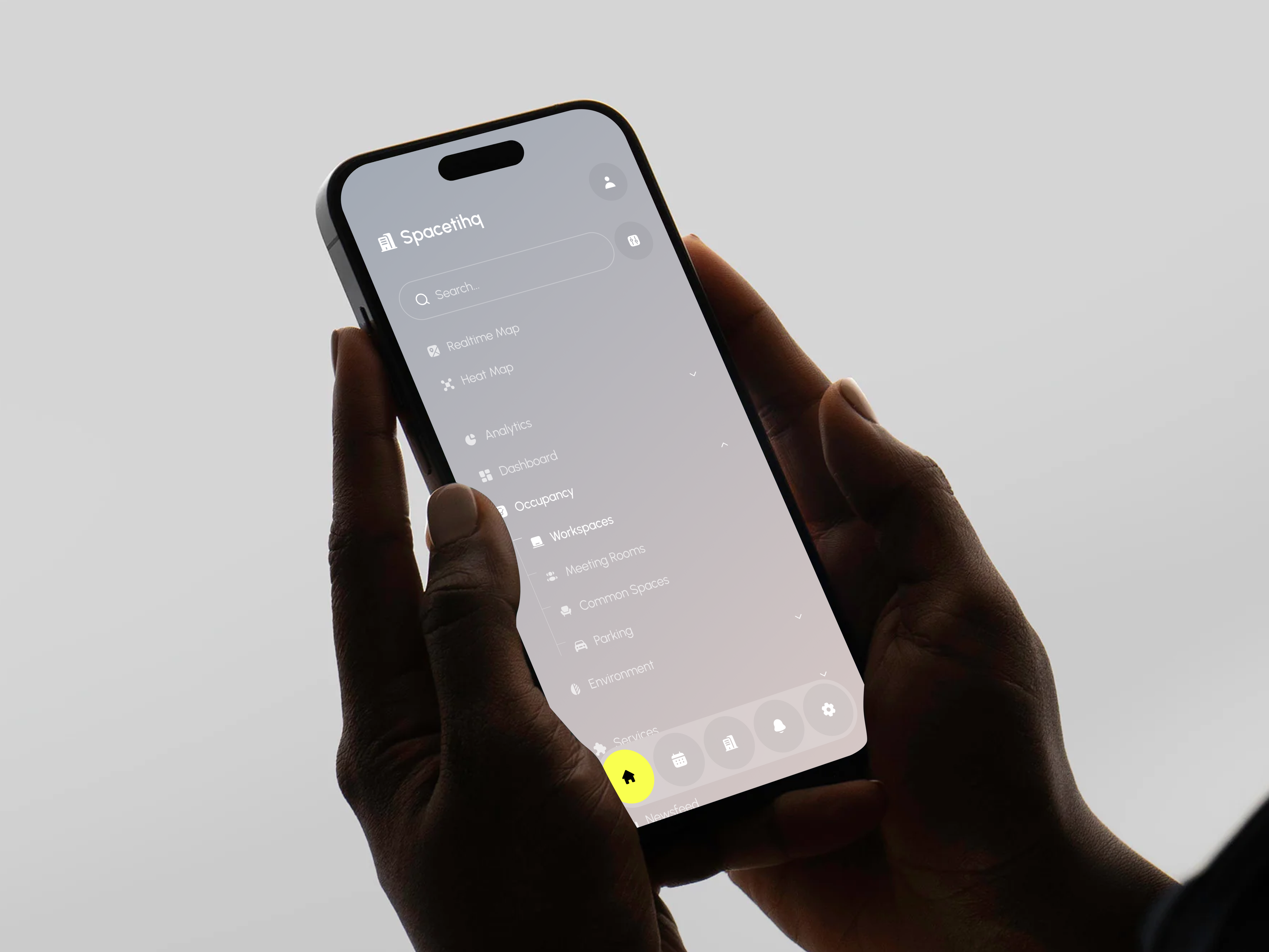 Spacetihq - Office Workspace Mobile App by Jack R. for RonDesignLab ⭐️ ...