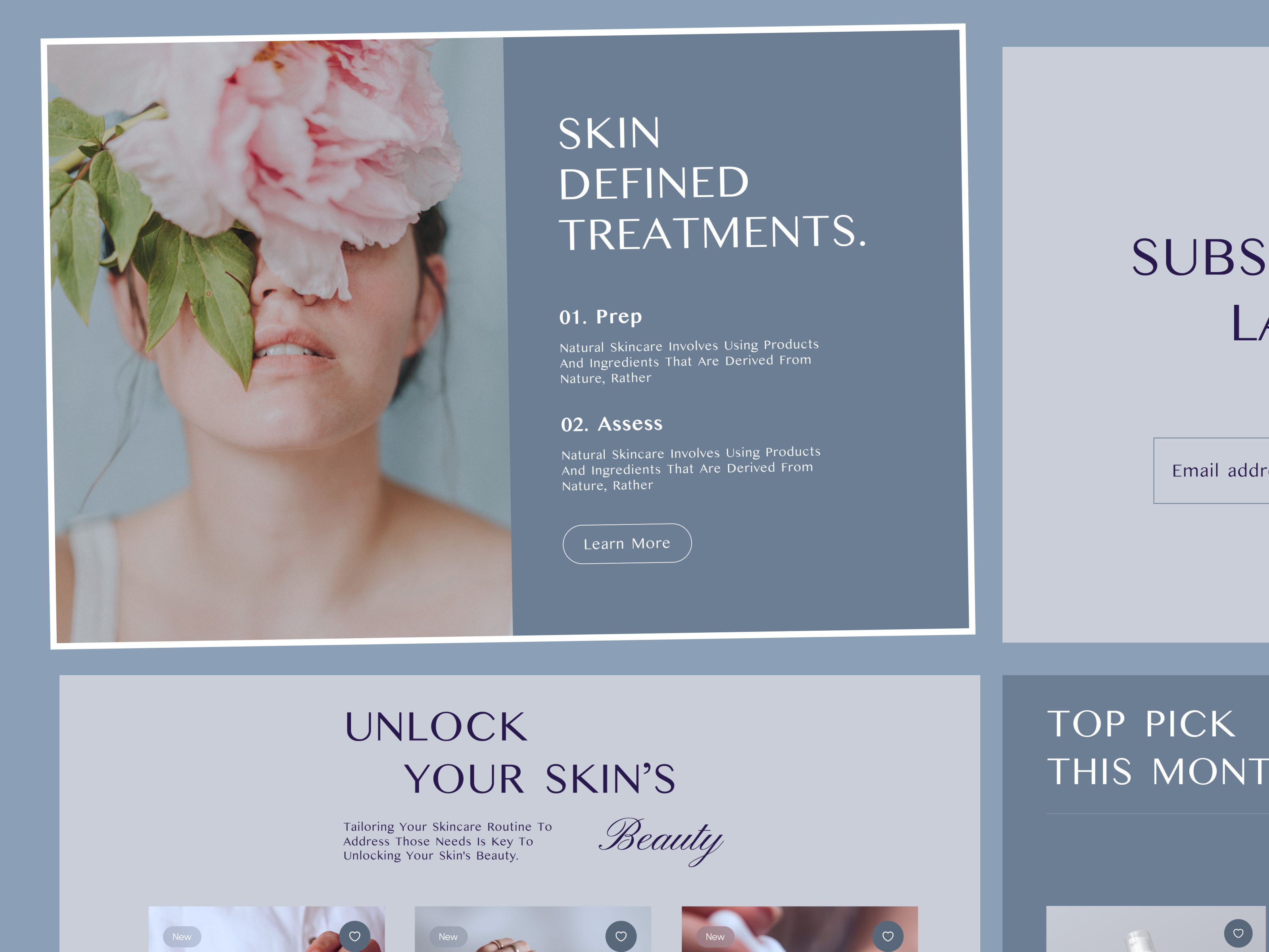 Fresh - Beauty Website by Sunny Rathod for TRIONN® on Dribbble