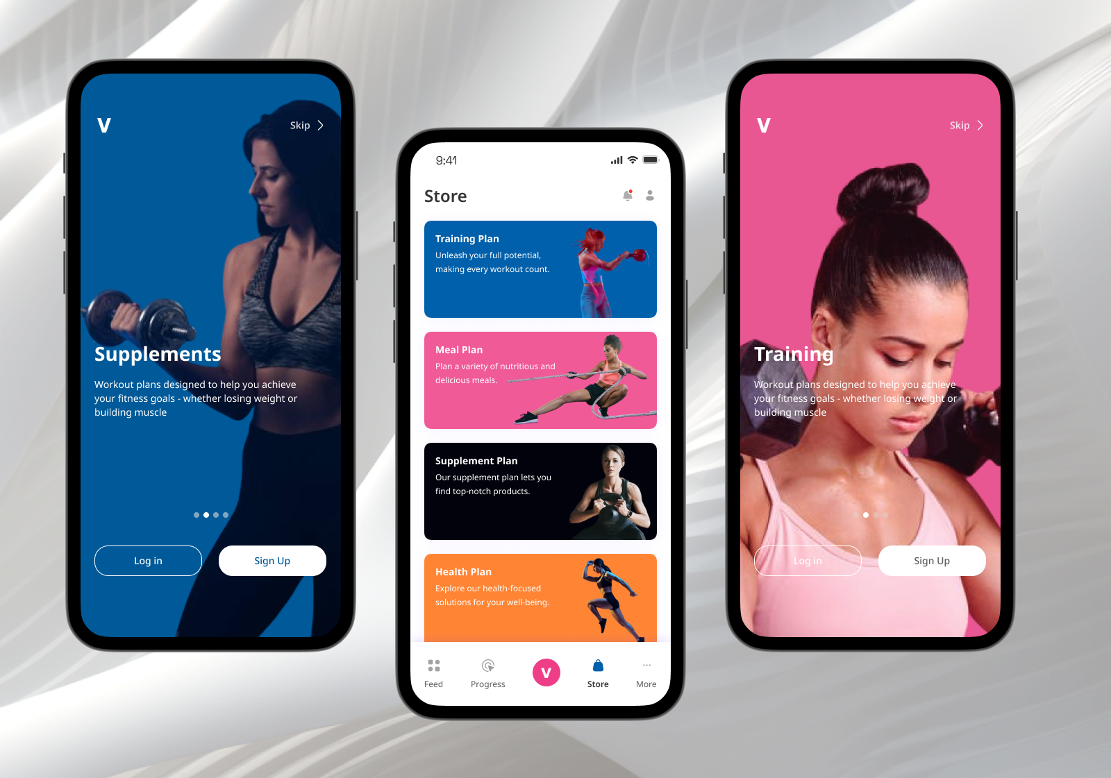 V Fitness App by Muizat Akinbani on Dribbble