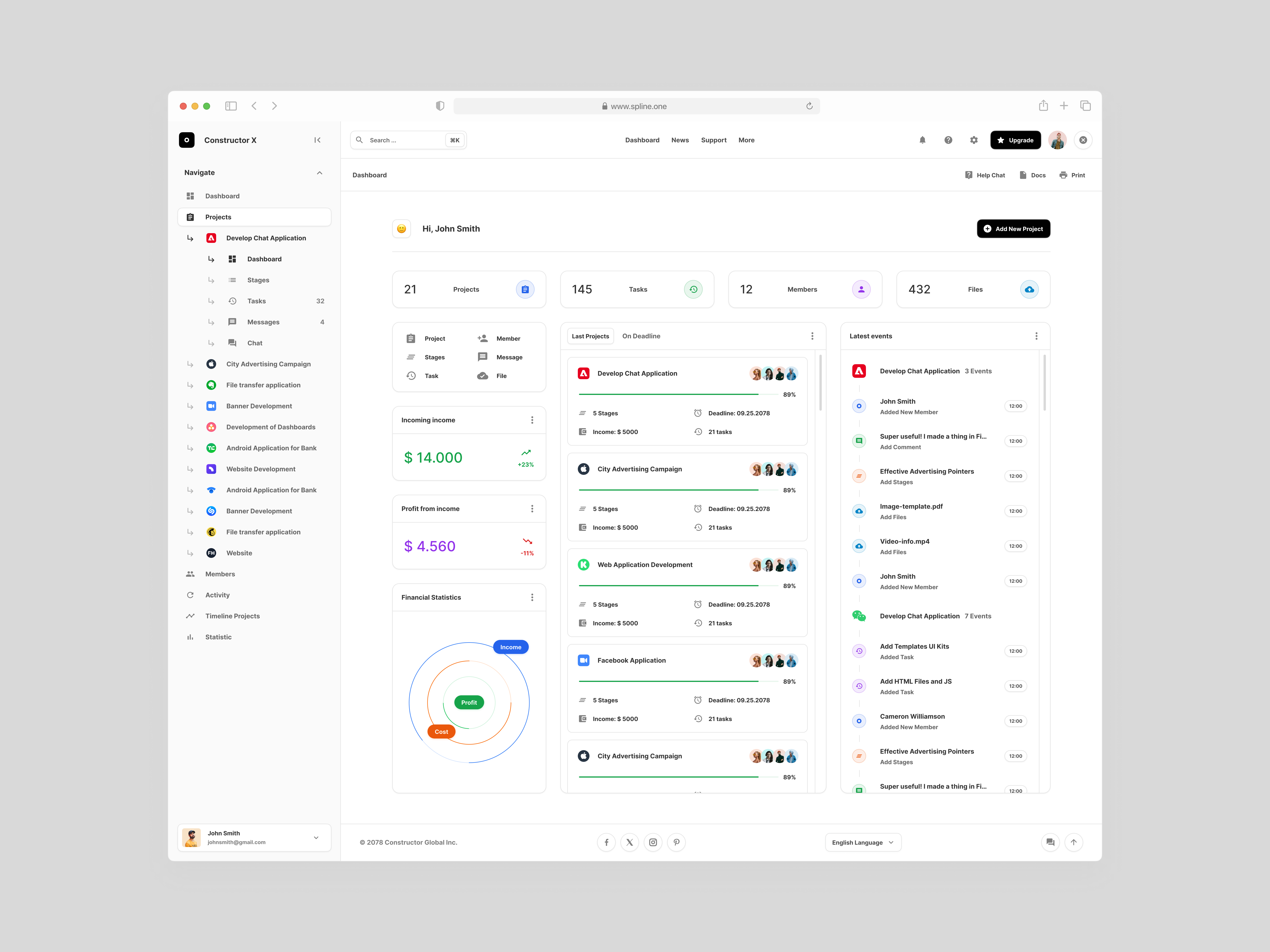 Constructor UI Kit for Figma by Spline One on Dribbble